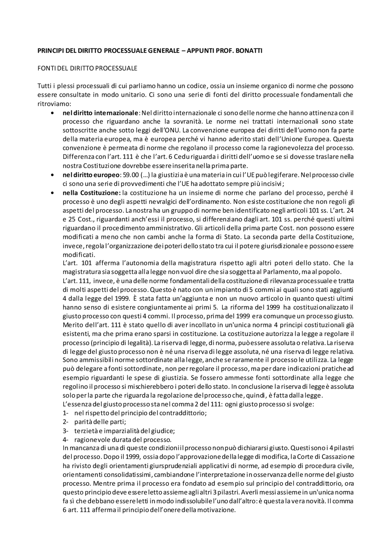 Appunti Tutele Giurisdizionali E Procedure Alternative Diritto