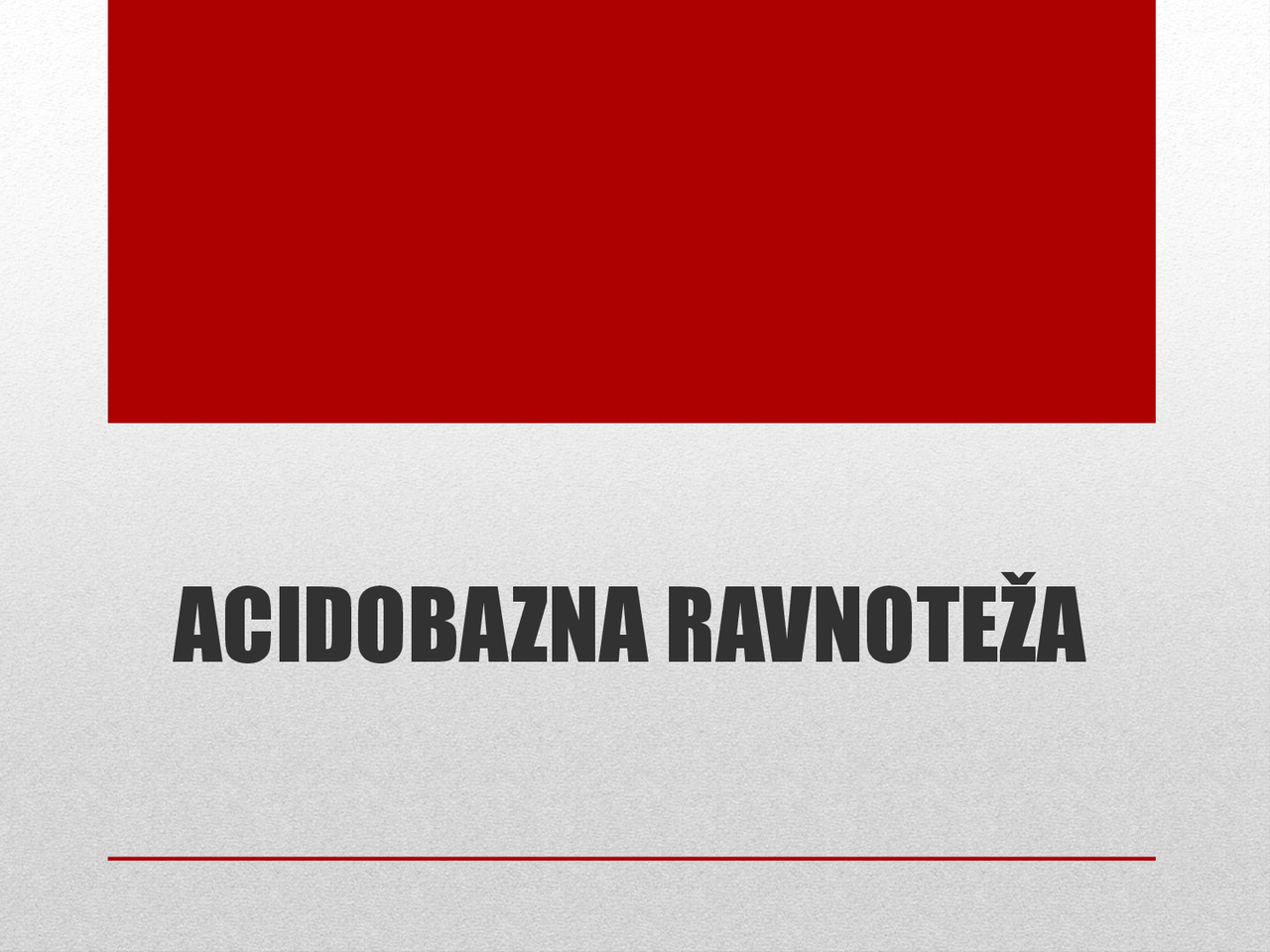 Acidobazna ravnoteža: karakteristike vode, Henderson-Hasselbachova ...