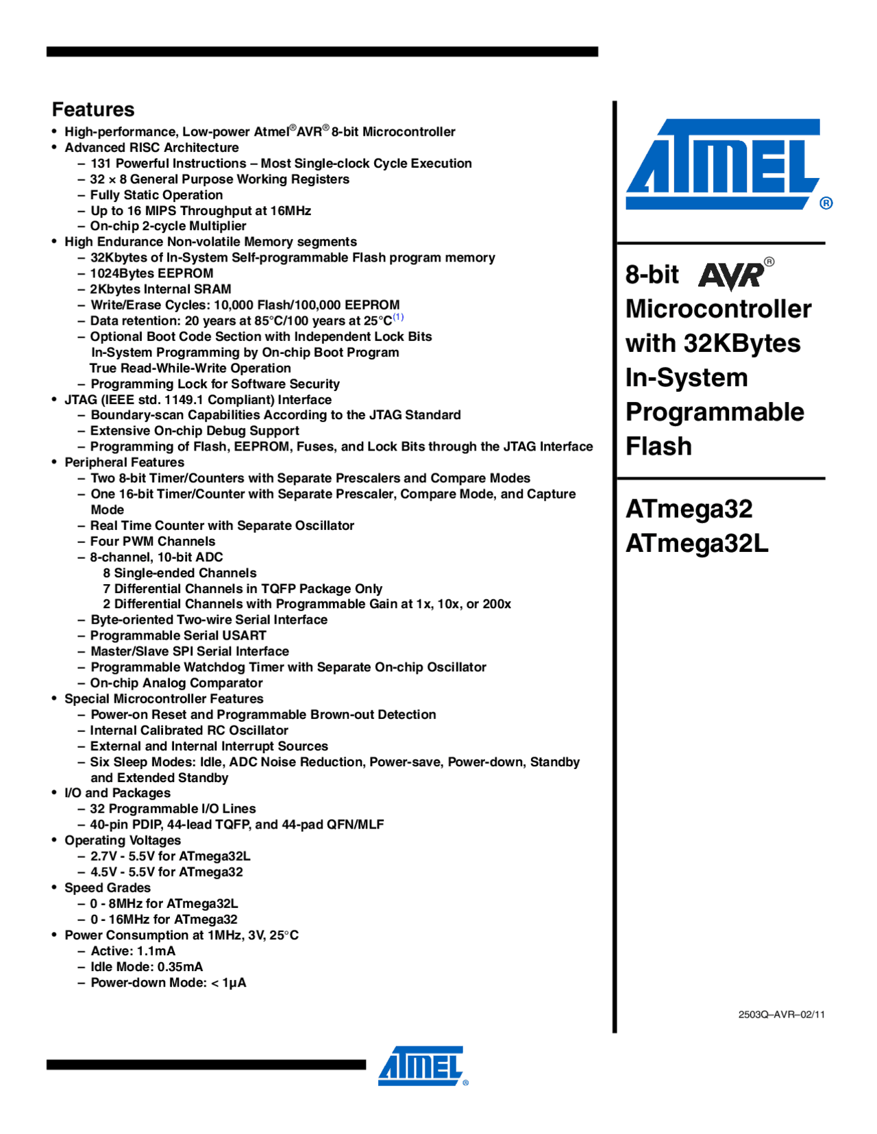 Avr Datasheet Avr Docsity