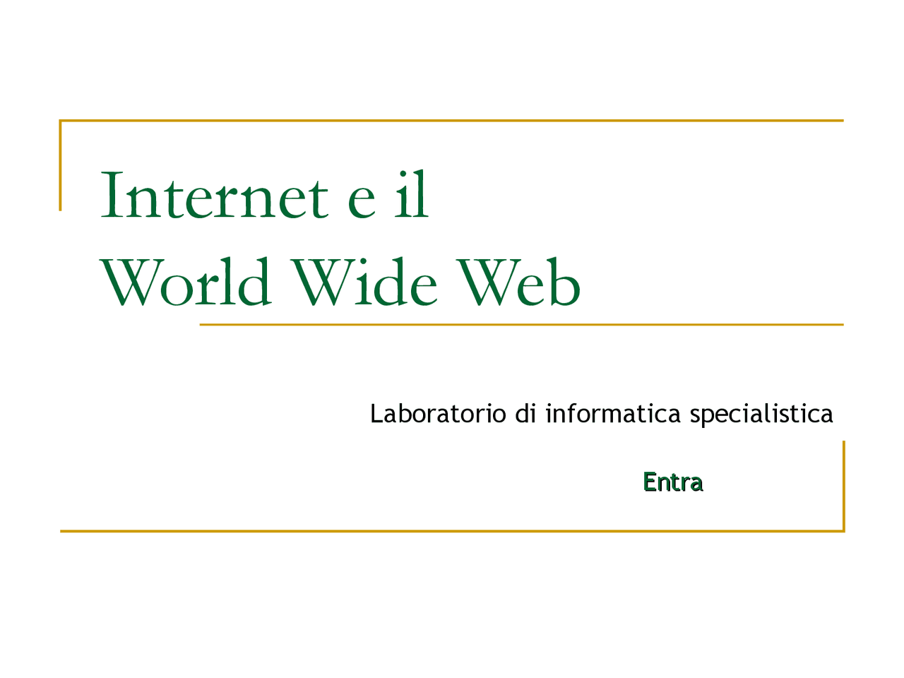 Internet Laboratorio Informatica Docsity