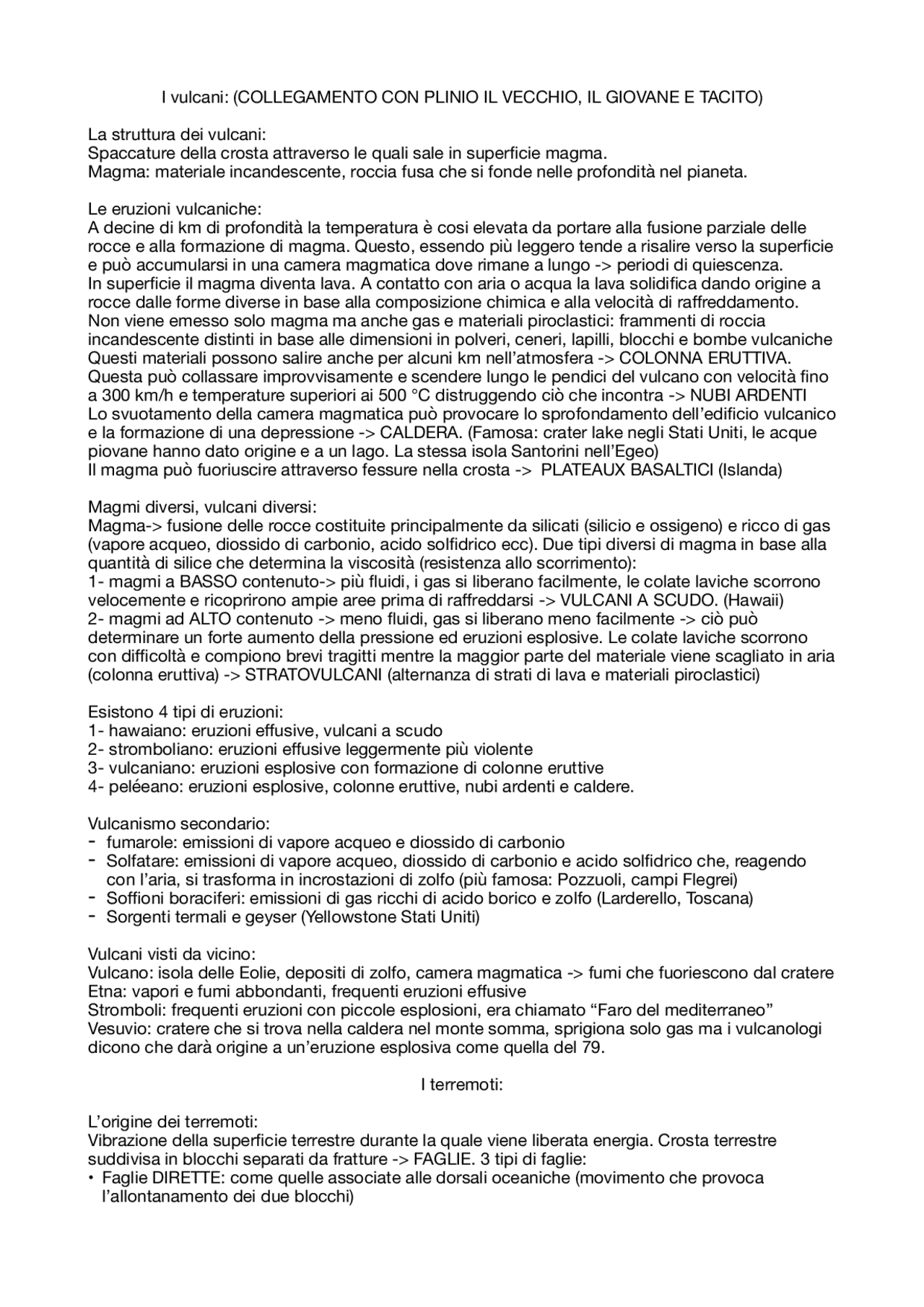 Riassunto Scienze 5 Scienze Umane Docsity