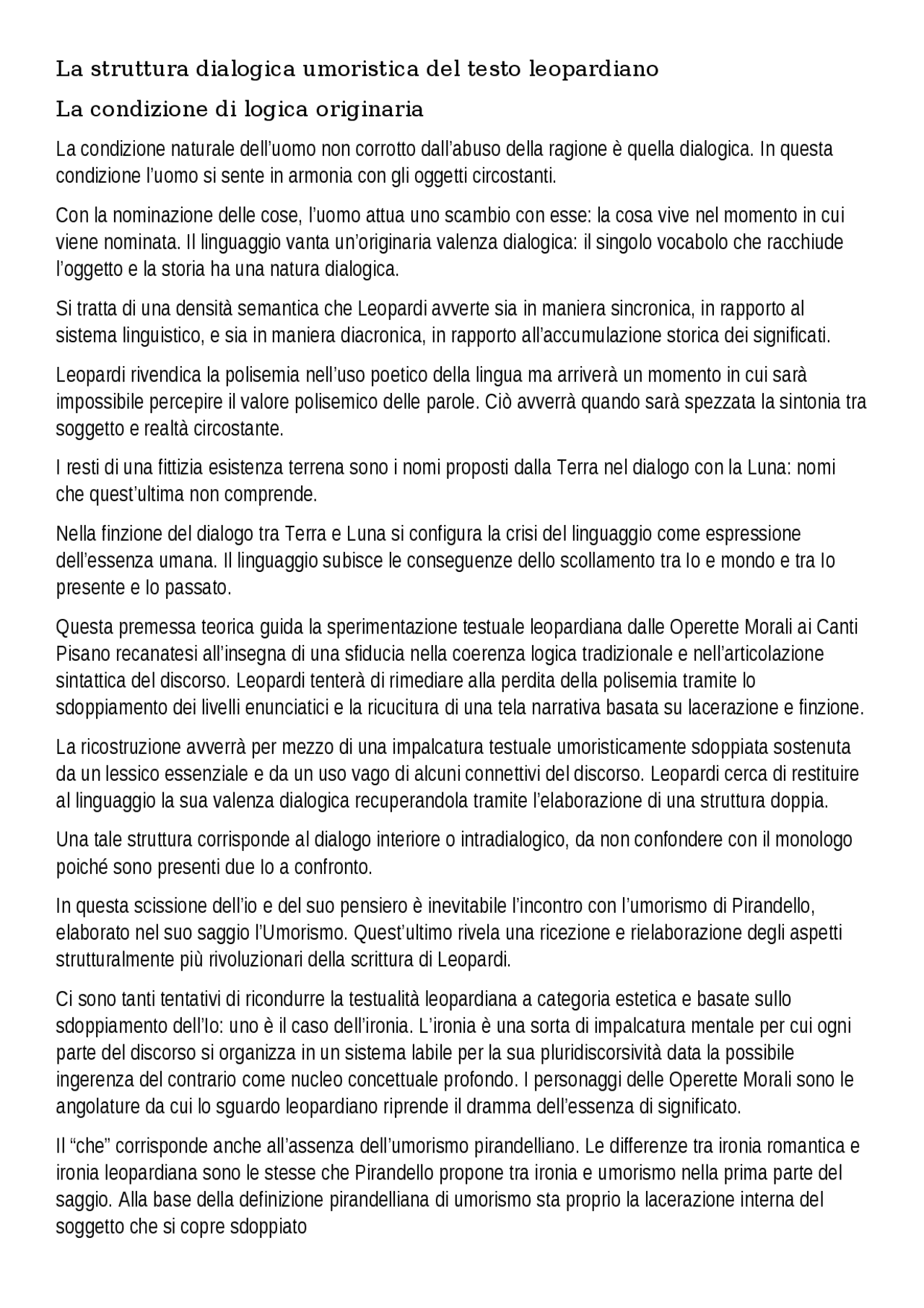 Uno Specchio Dacqua Diaccia Docsity