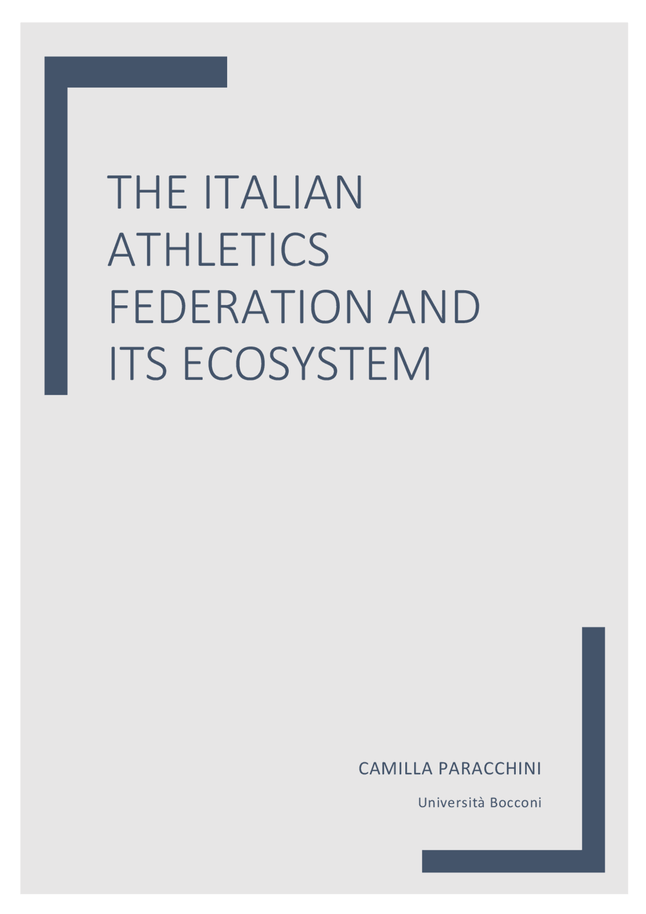 Track And Field Docsity