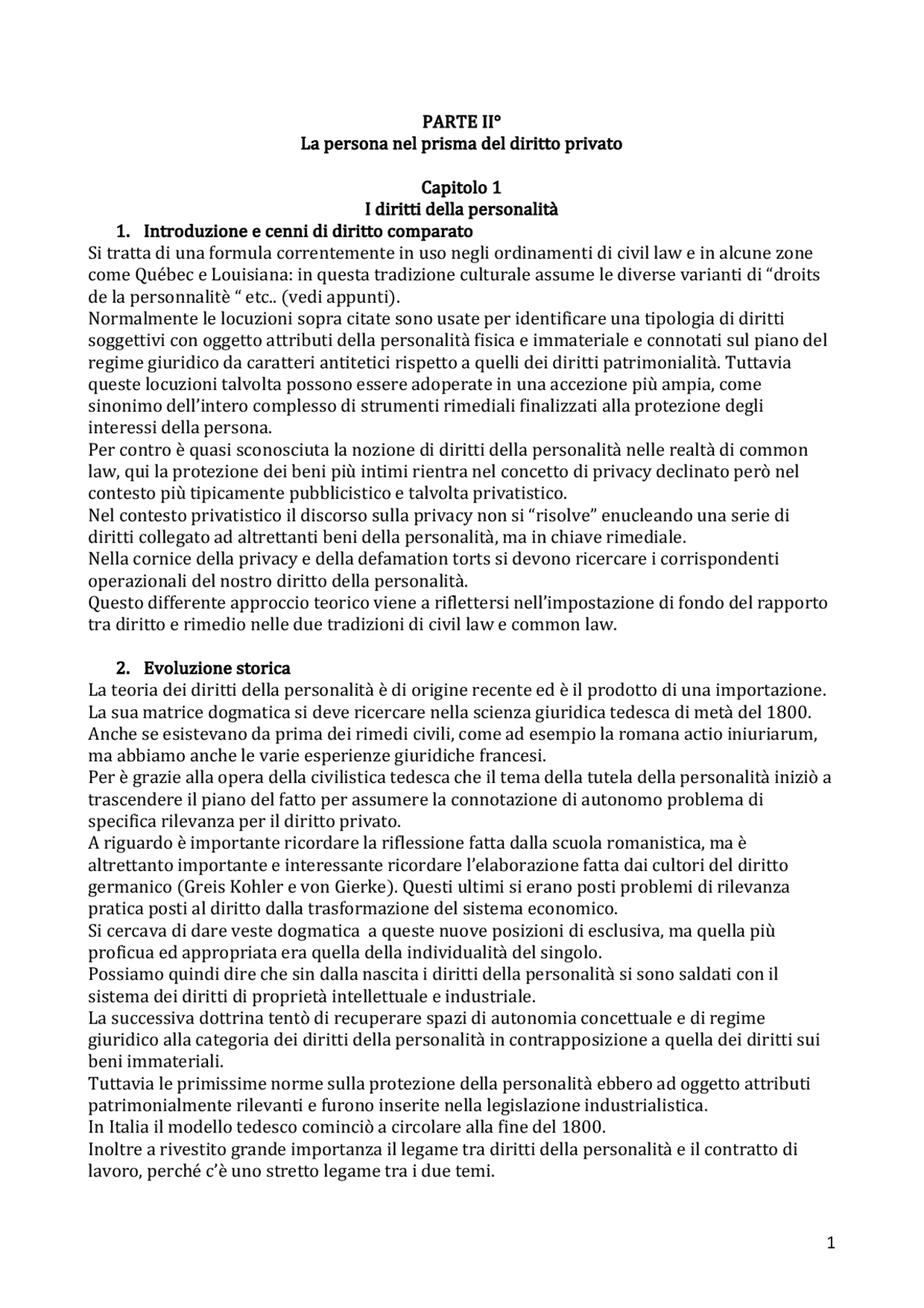 Riassunto Resta Dignità Persone Mercati C2 Docsity