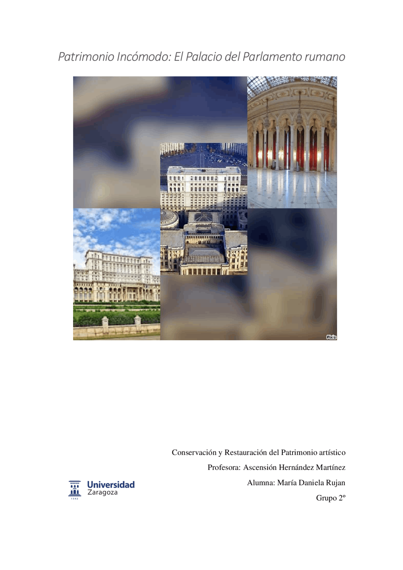 Patrimonio incómodo: el palacio del parlamento rumano - Docsity