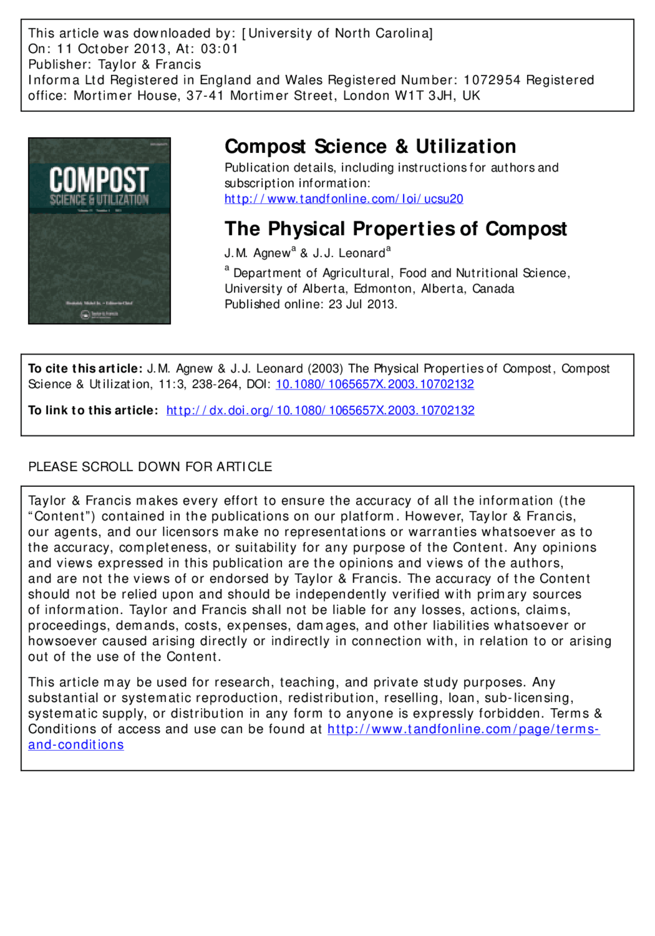 Compost-Ciencia y utilizacion - Docsity