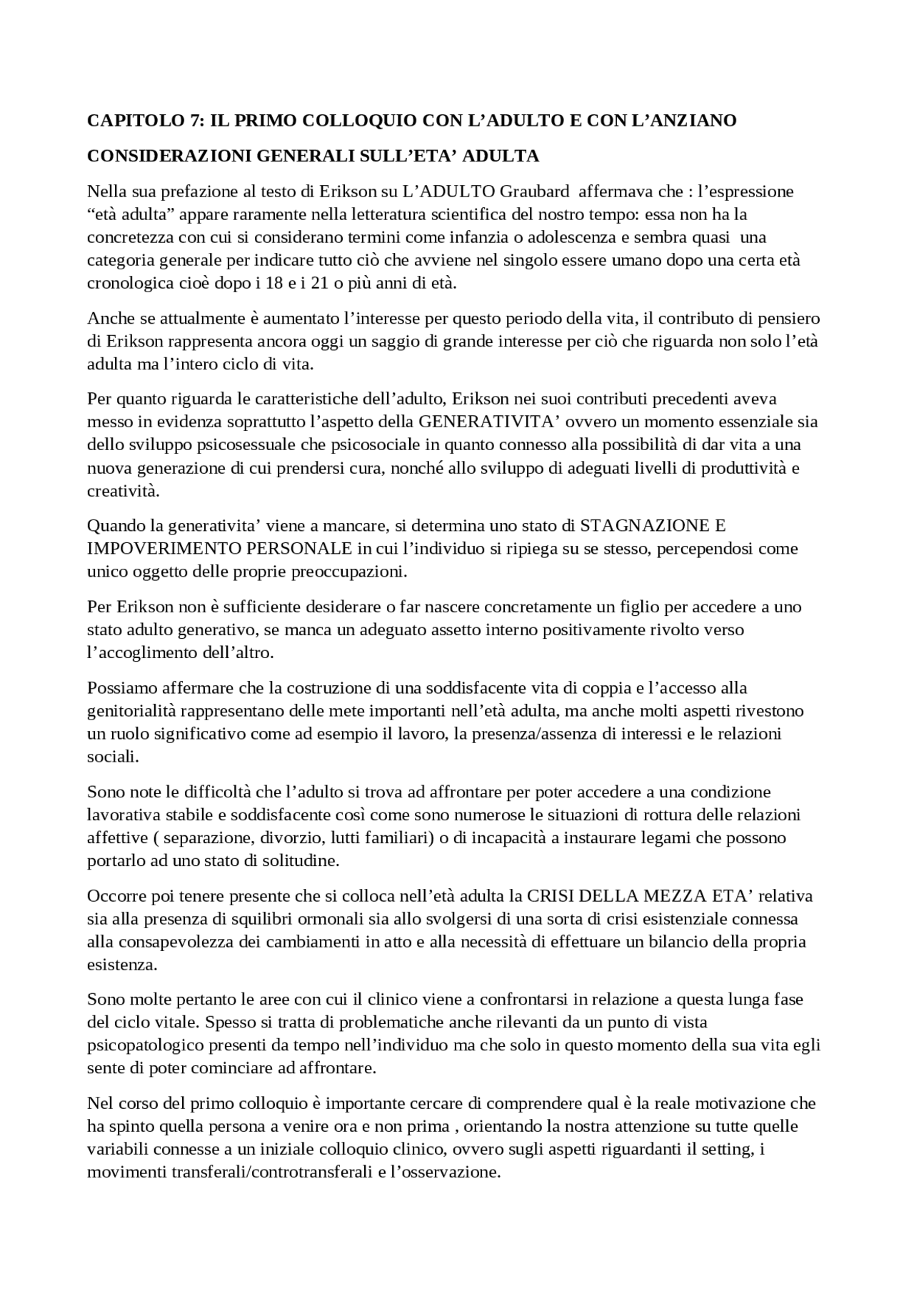 Modelli E Tecniche Del Colloquio Docsity