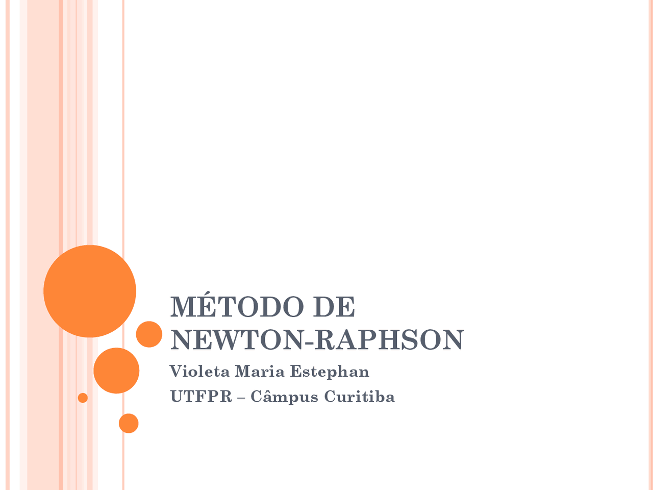 Texto Sobre O Método Iterativo Newton Raphson Docsity