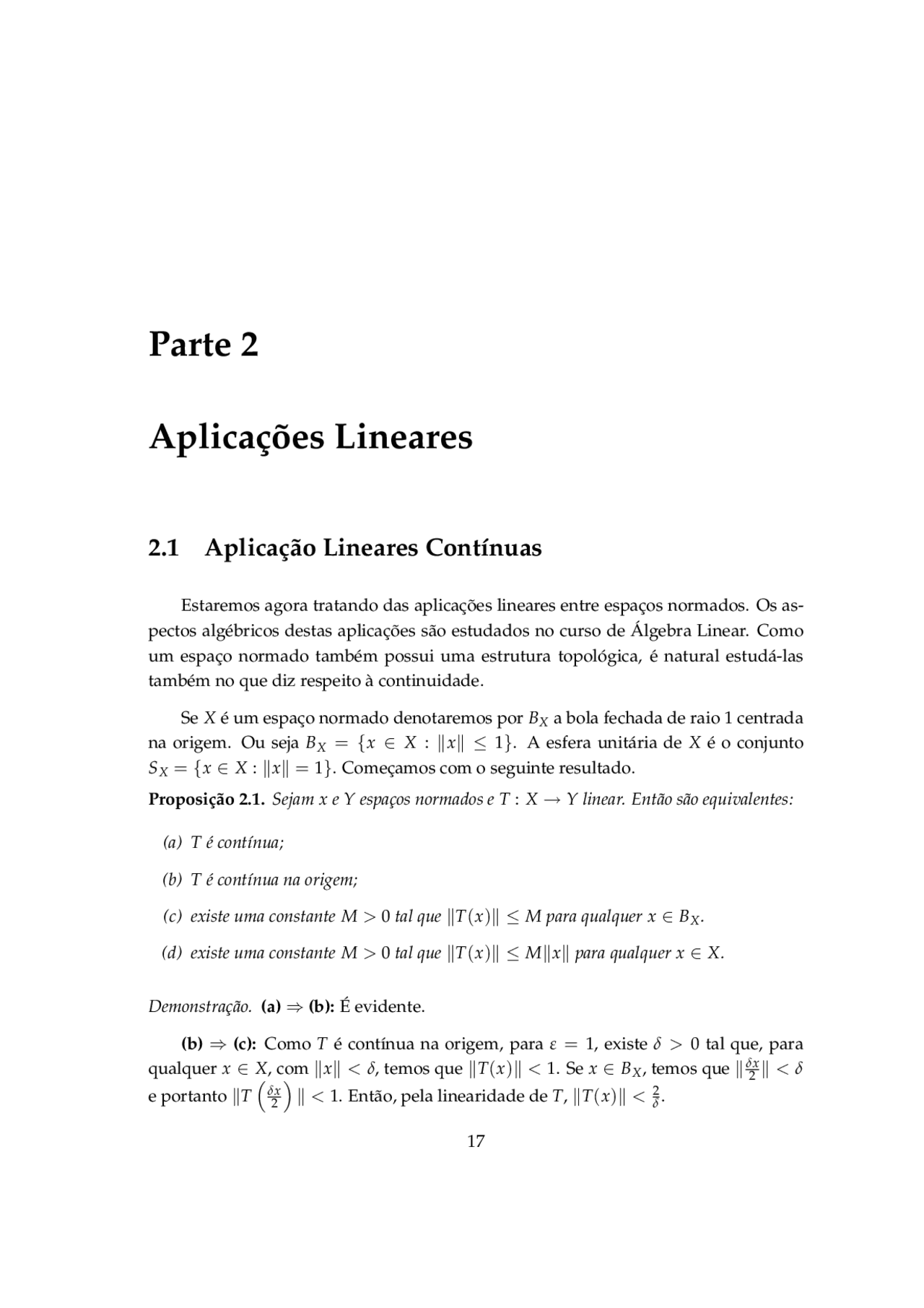 Introdução Análise Funcional Docsity
