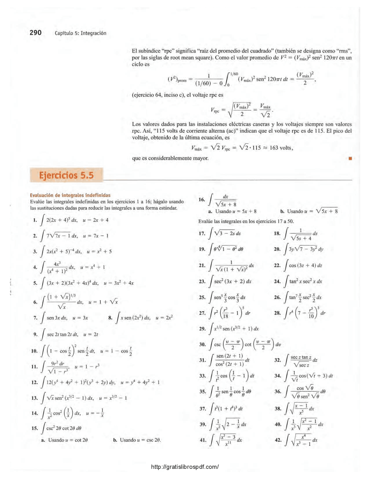 Ejercicios De Integrales Apuntes De Cálculo Docsity