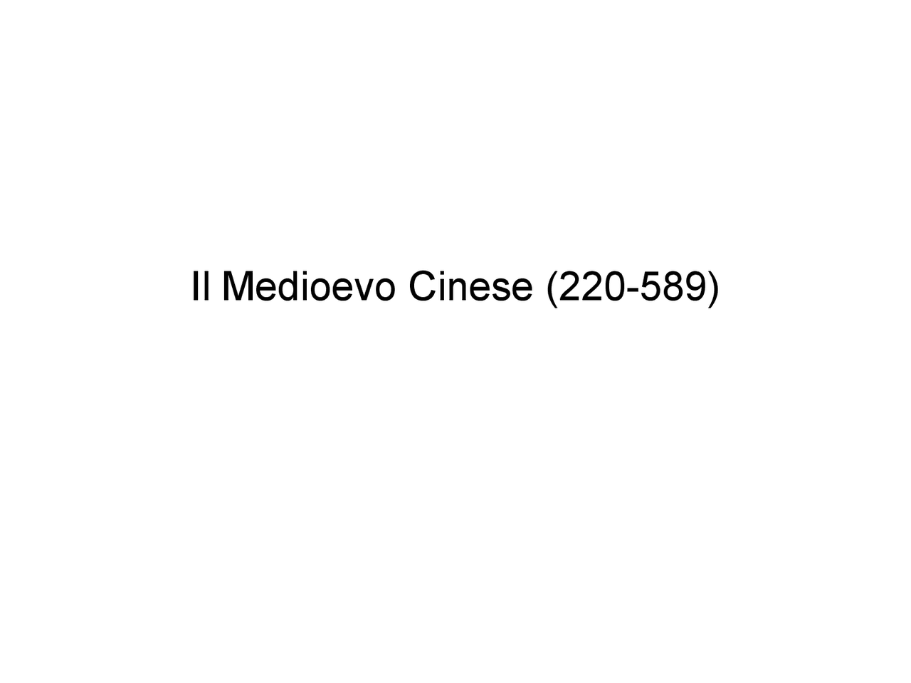 Storia Della Cina 1 Docsity