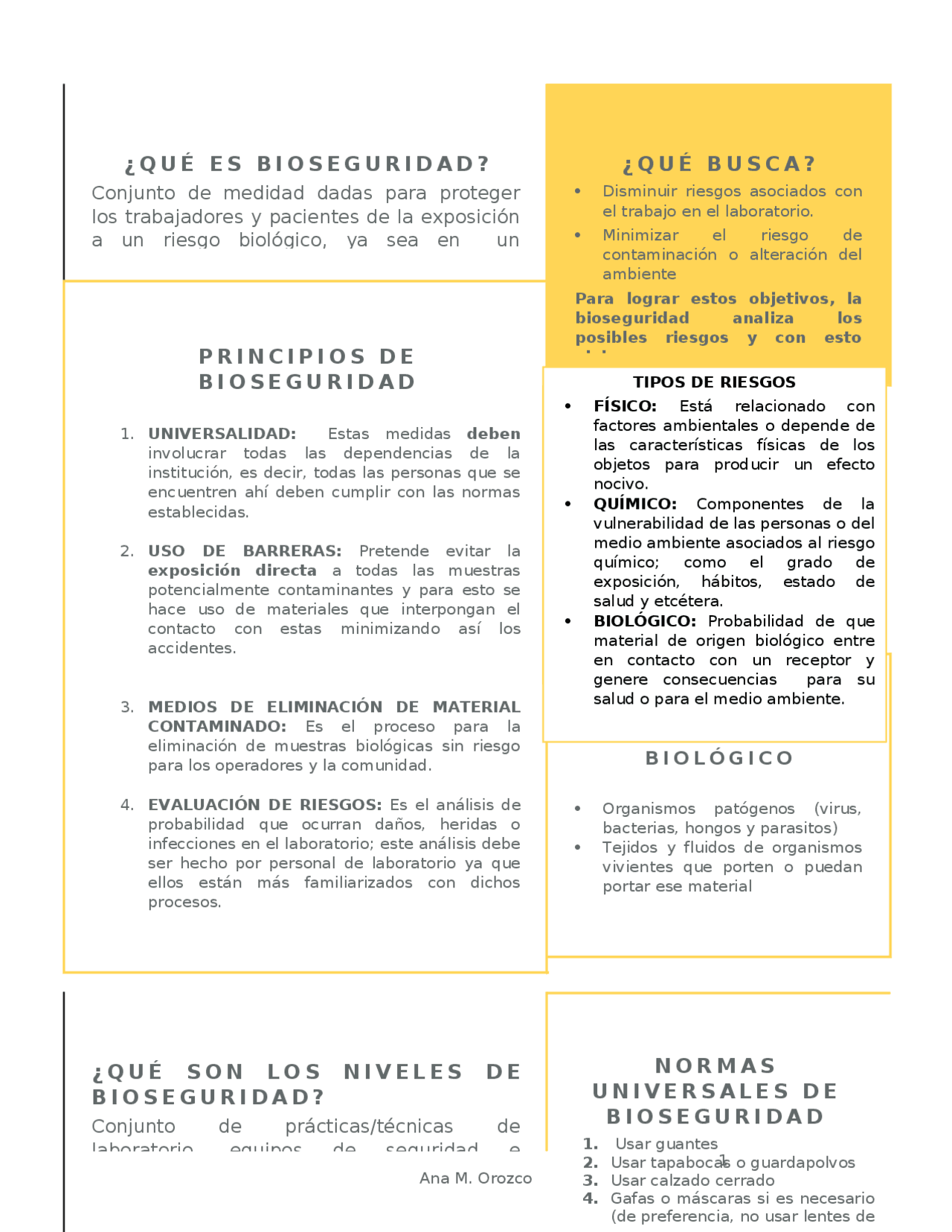 CURSO DE BIOSEGURIDAD PARA PERSONAL DE LA SALUD - Docsity