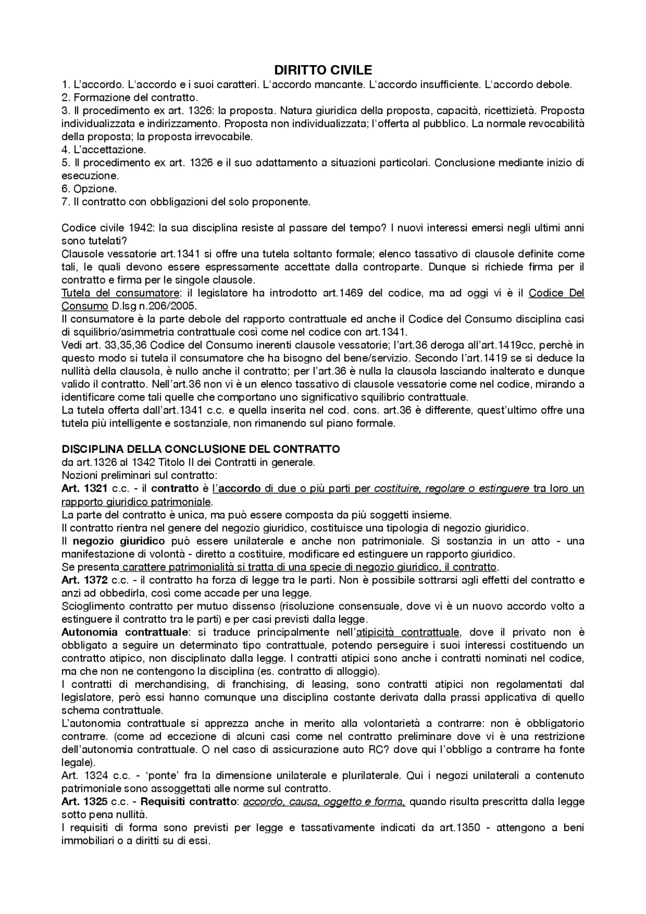 Diritto Civile Perfetti Unimc Primi Capitoli Docsity