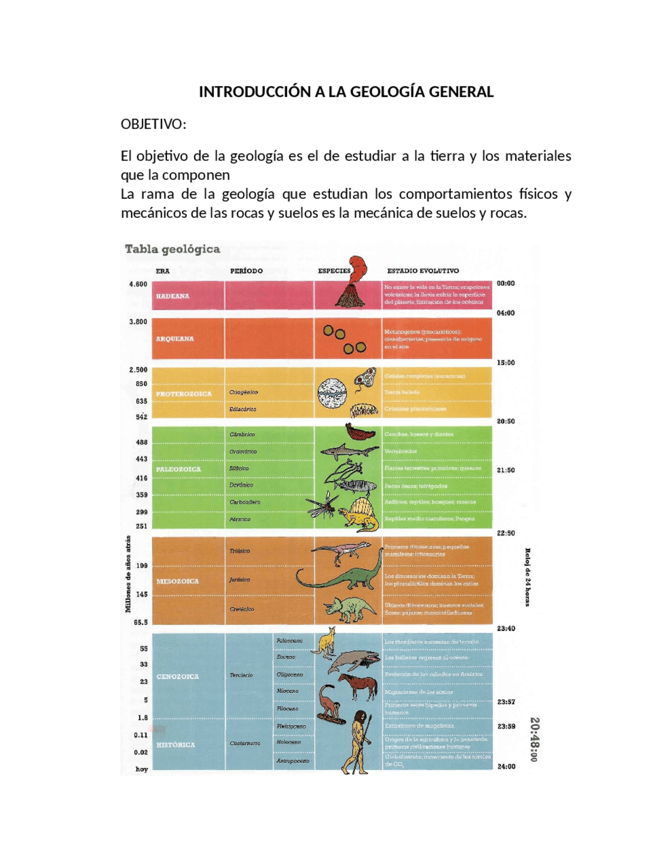 Geología General Apuntes Apuntes De Geología Docsity