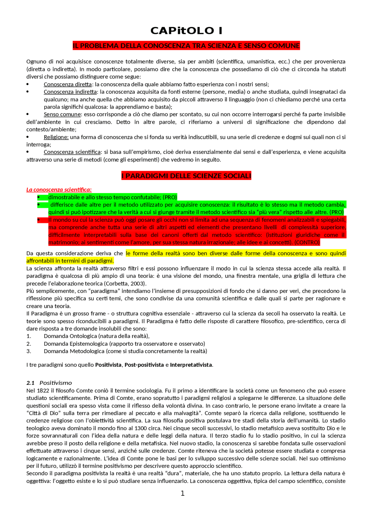 Riassunto Libro Metodologia E Ricerca Sociale Docsity