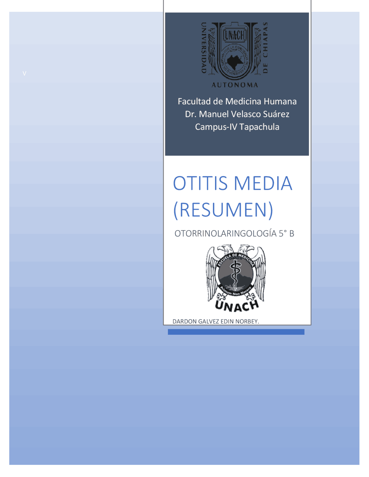 Otitis Media Resumen Bajado En La Revisión De Articulos De Pubmed