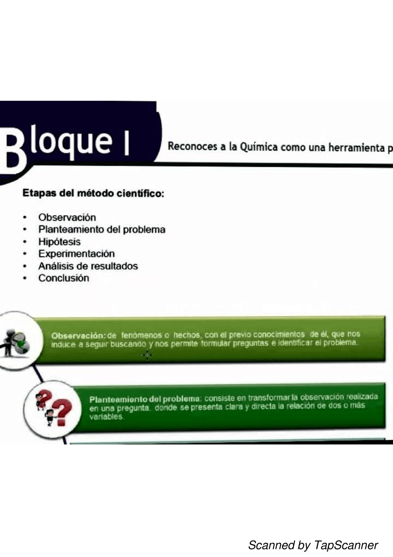 Método Científico Pasos Docsity