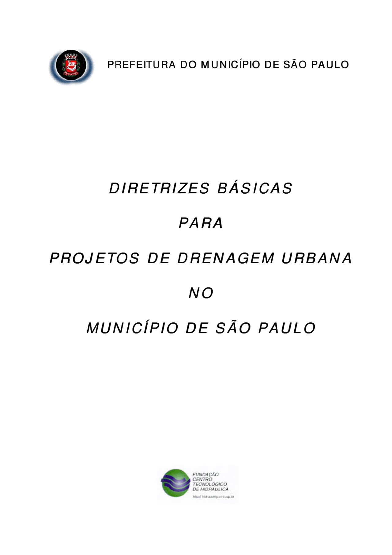 Diretrizes Básicas Projetos Drenagem Urbana Sp Docsity