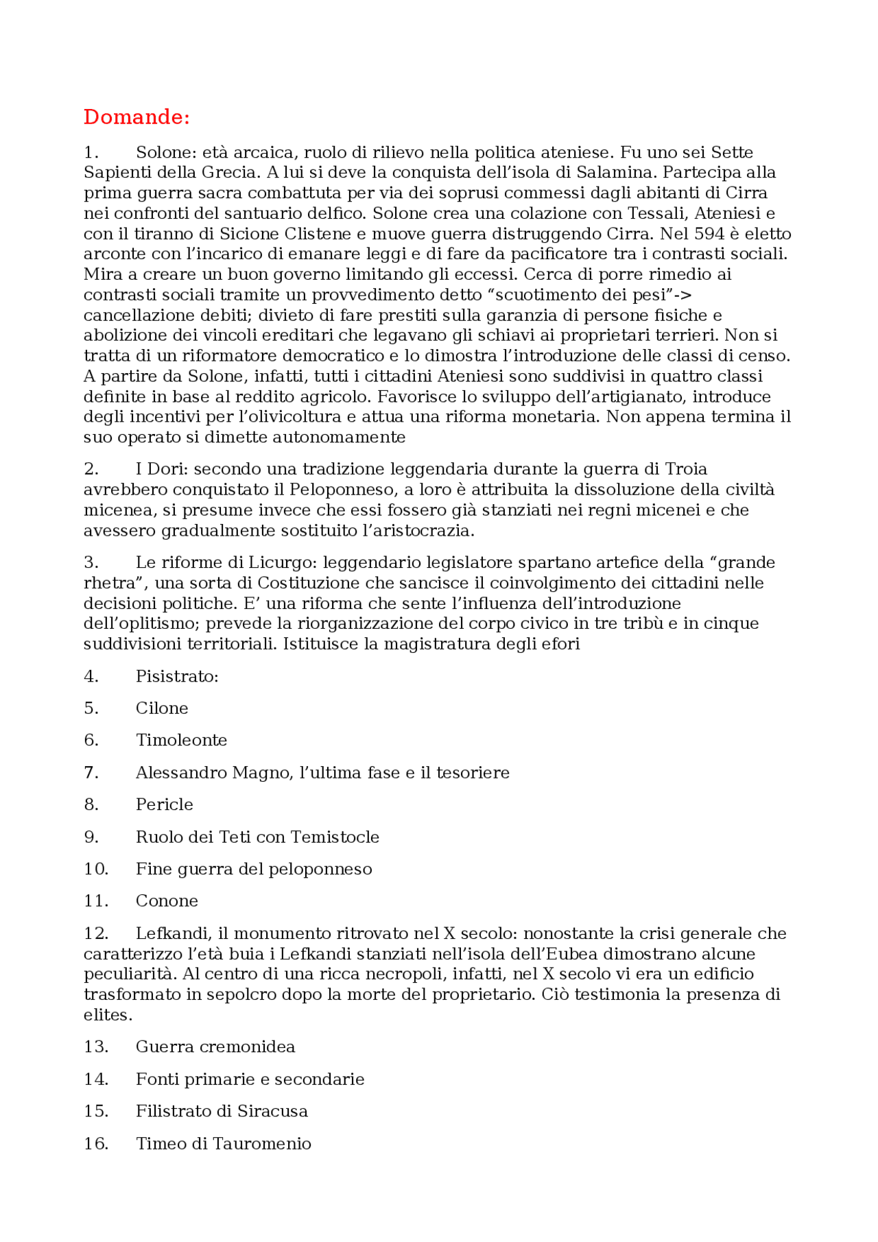 Storia Greca Corsaro Gallo Docsity