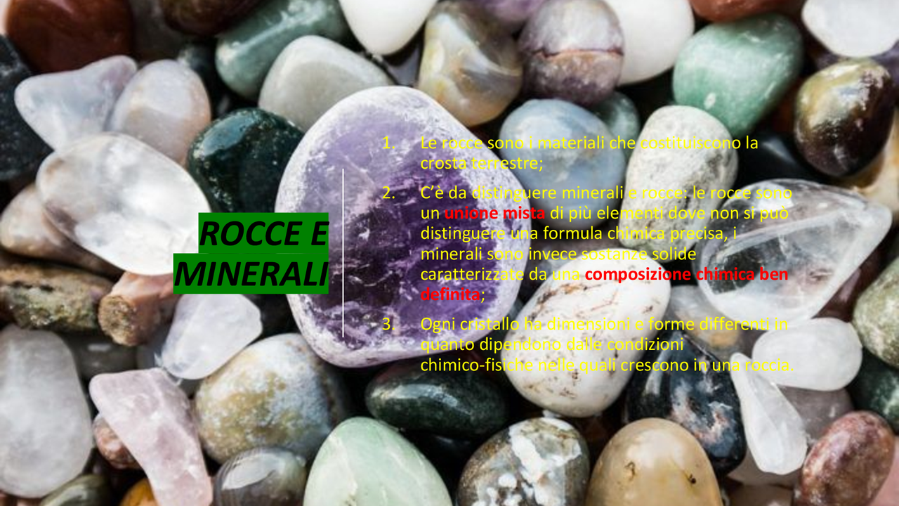 Le Rocce E I Minerali Docsity