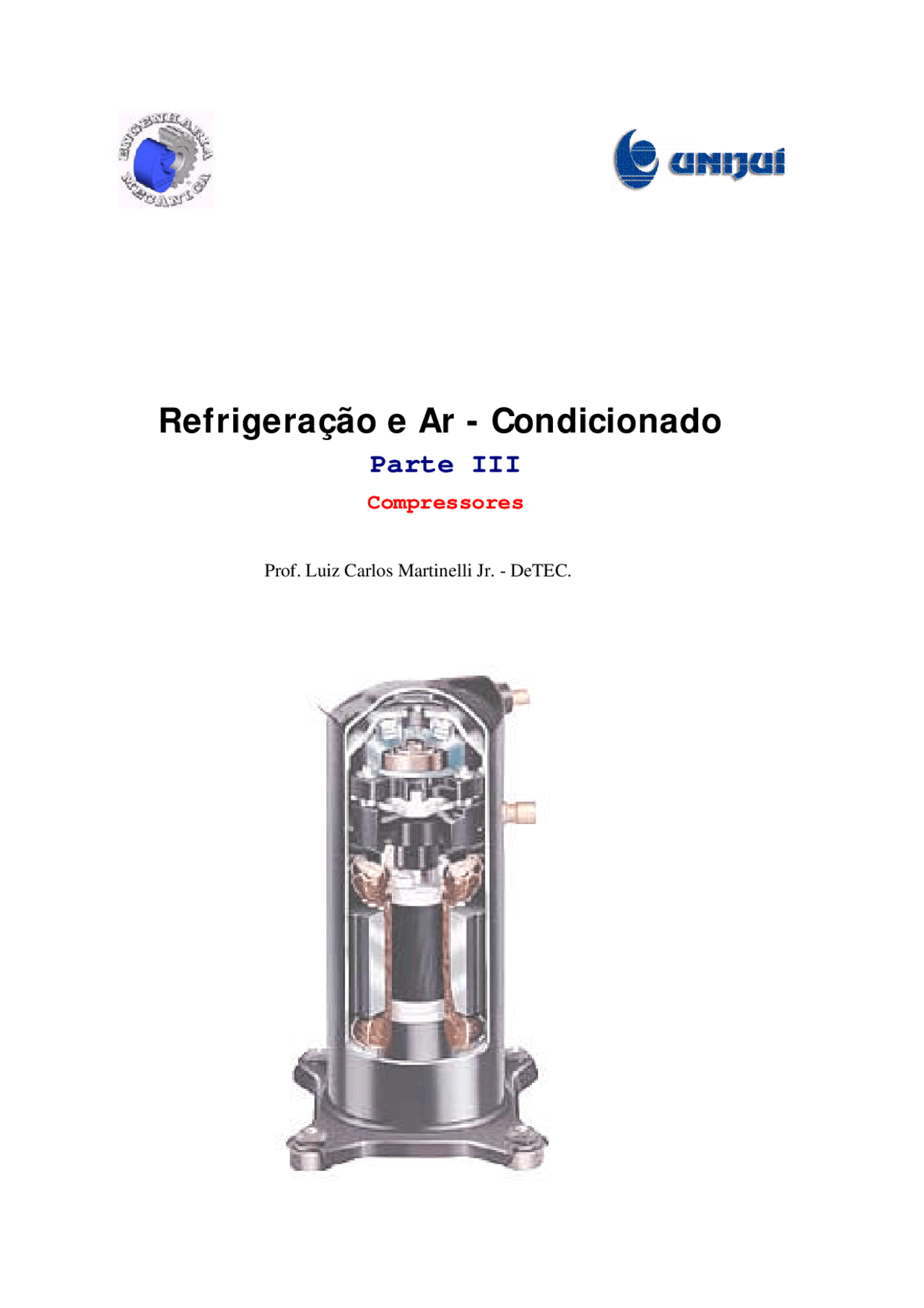 Refrigeração - Compressores - Docsity