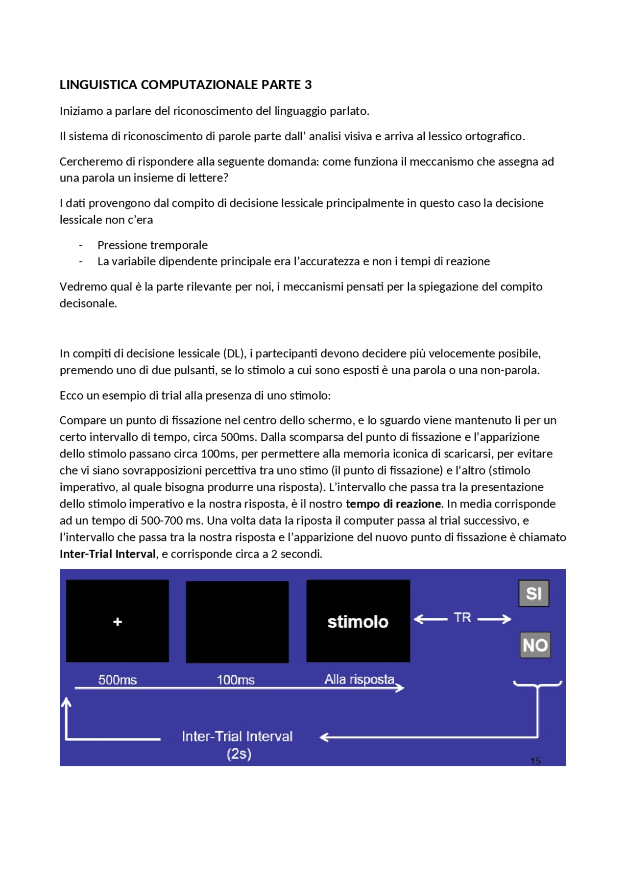 Linguistica Computazionale Docsity