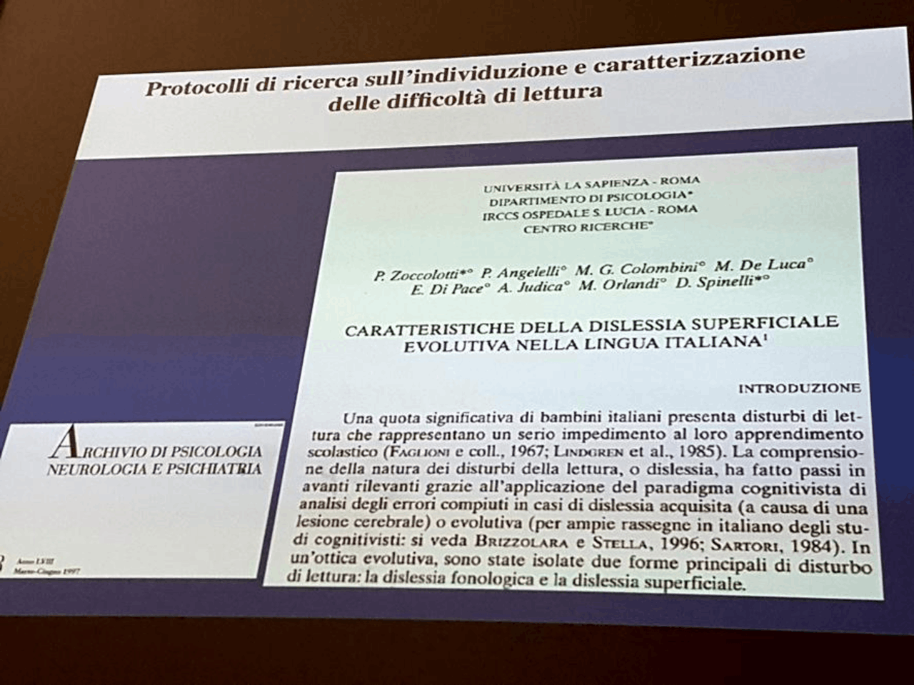Disturbi Dellapprendimento Docsity