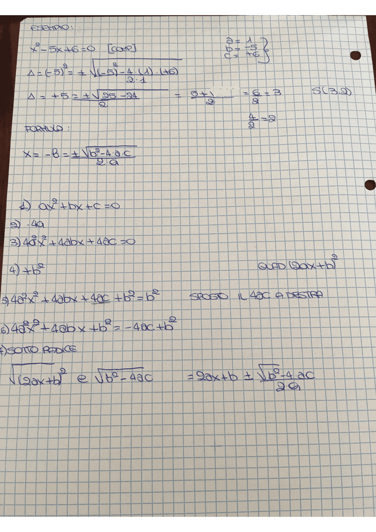Equazioni Complete 2 Appunti Classi 1 2 Liceo Docsity
