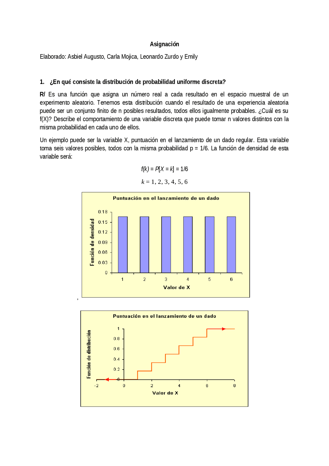 Asignación 1 Estadistica 2 Monografías Ensayos De Estadística Docsity