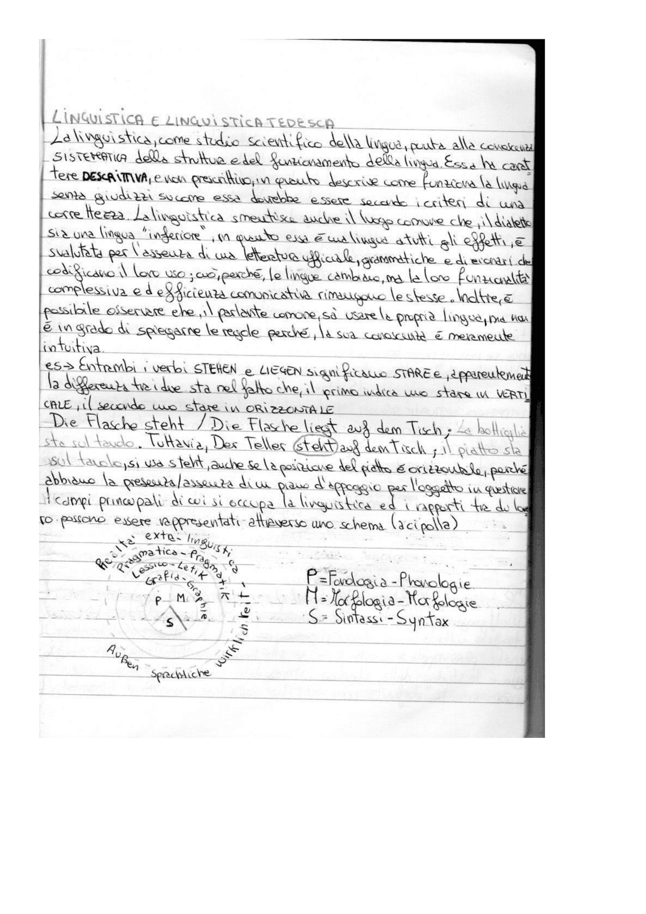 Lingua Tedesca I Appunti Corso Approfondimenti Dal Libro La