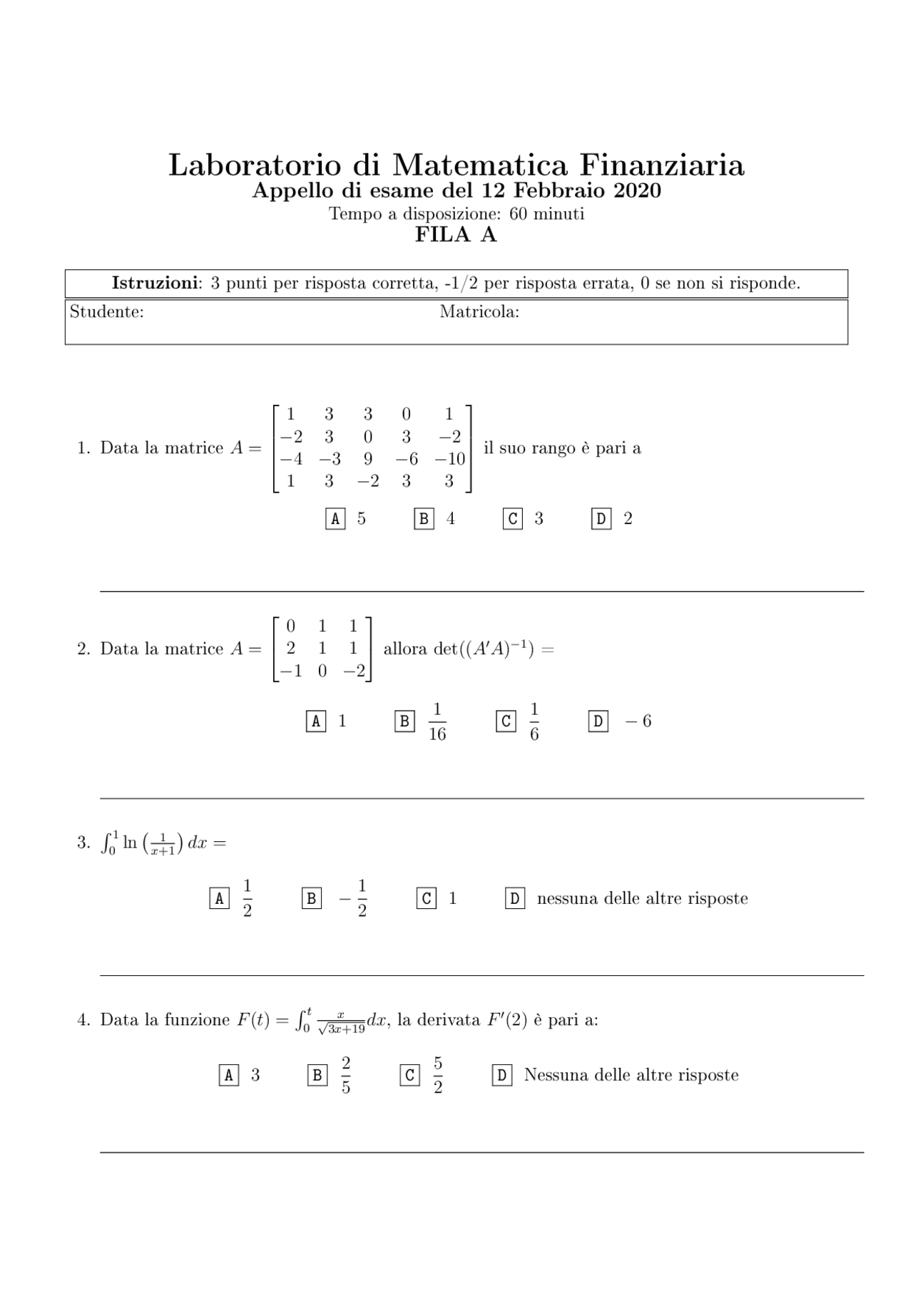 Scienze Delle Finanze Docsity