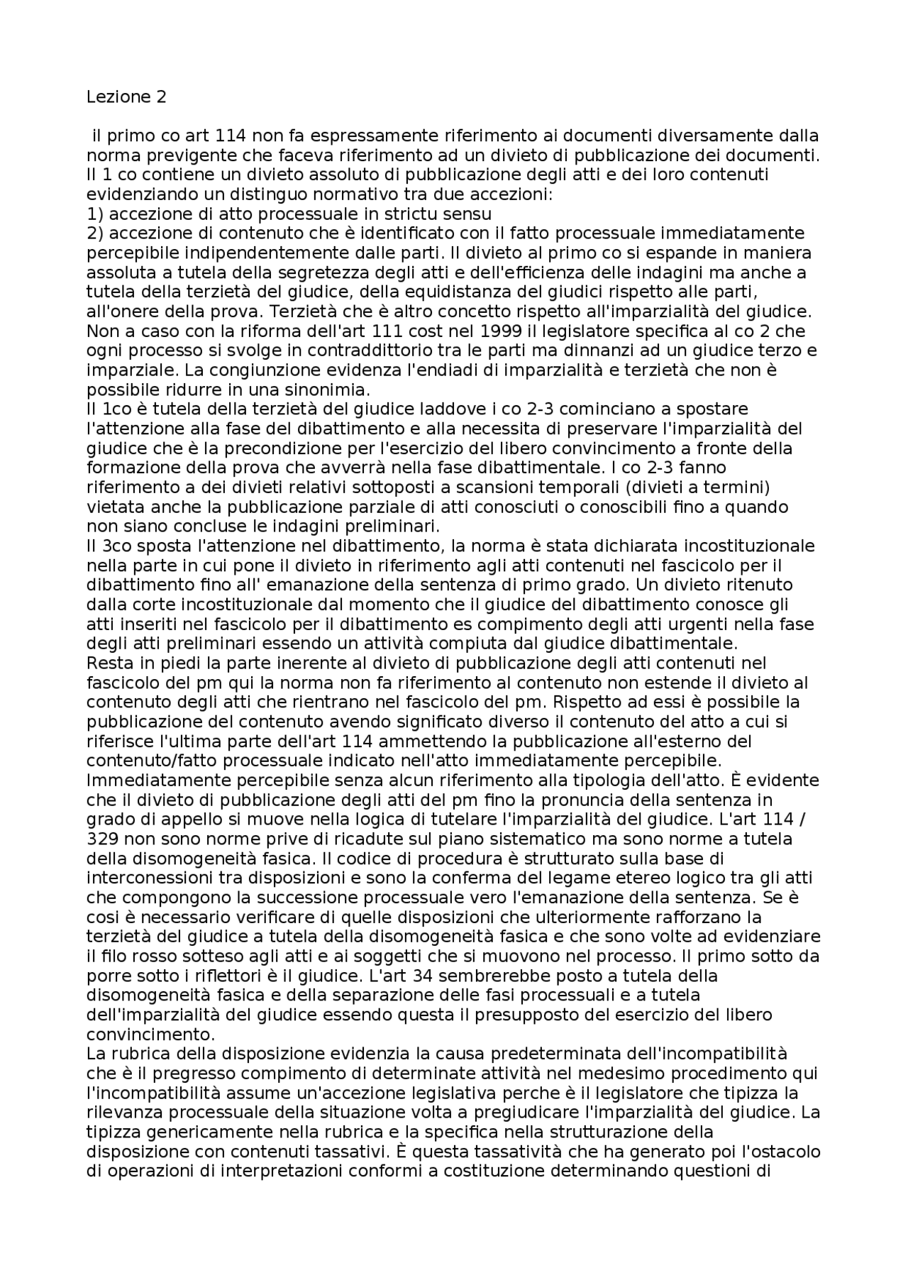 Il Giudice Nel Procedimento Penale Docsity