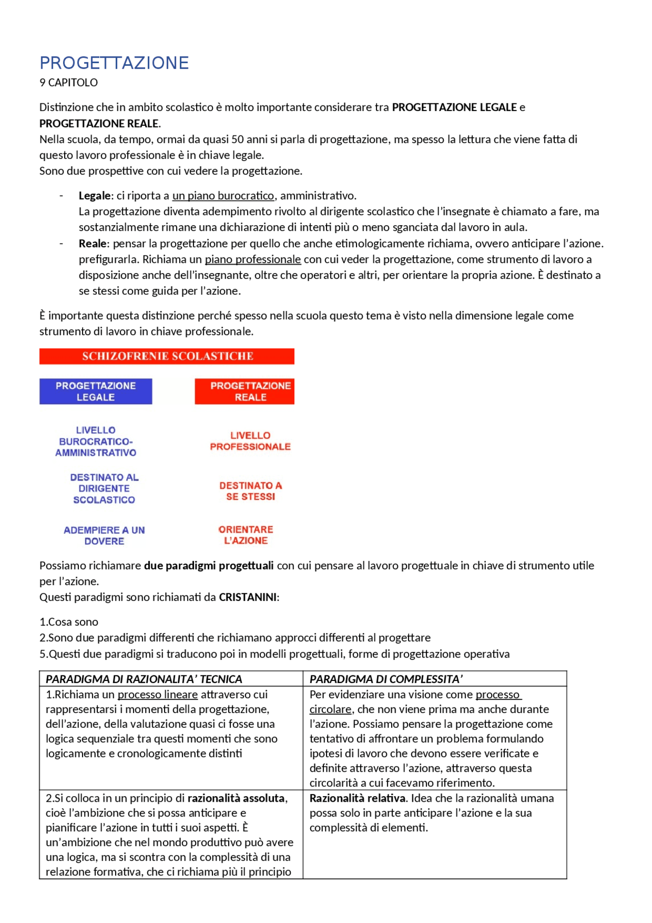 Didattica Generale, Castoldi, seconda parte - Docsity