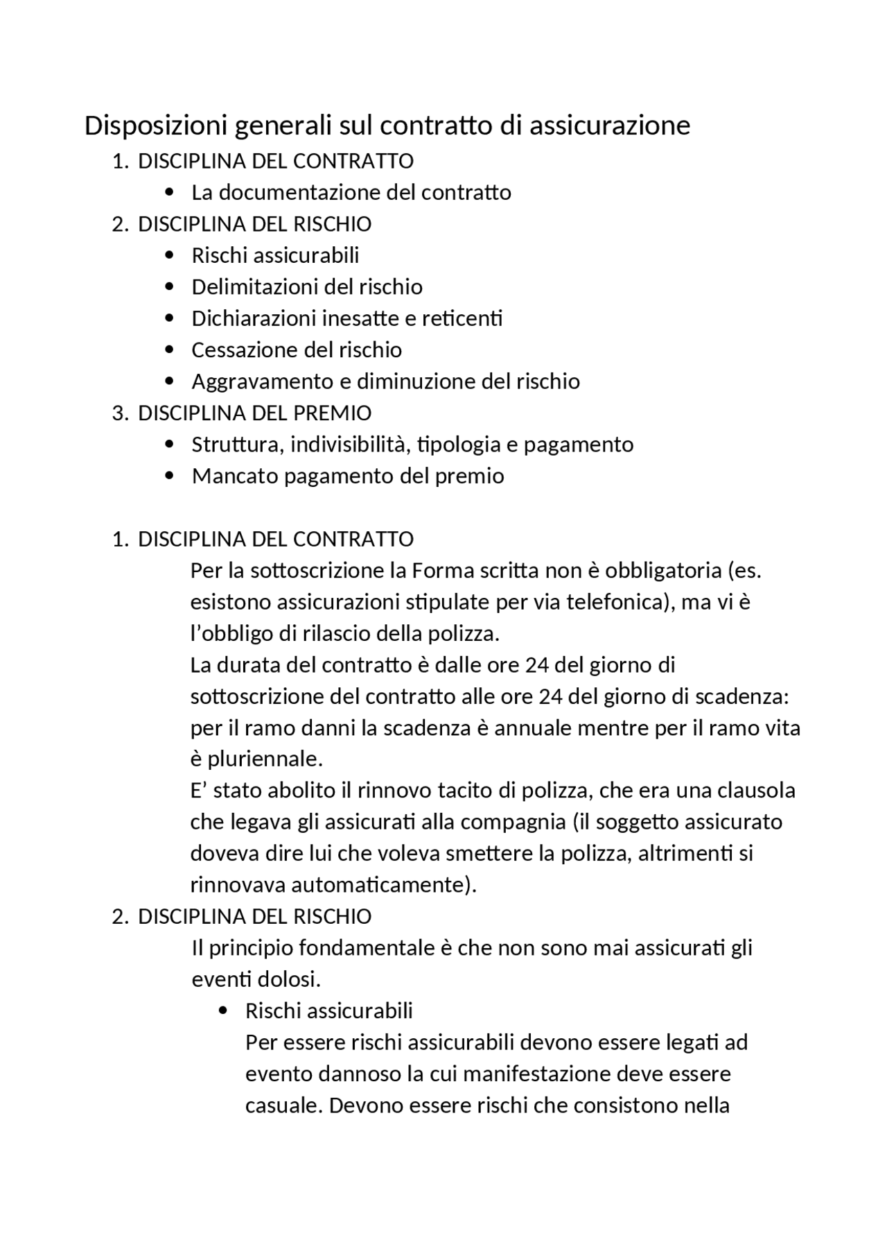 Economia E Gestione Delle Imprese Di Assicurazione Isaia Appunti Di