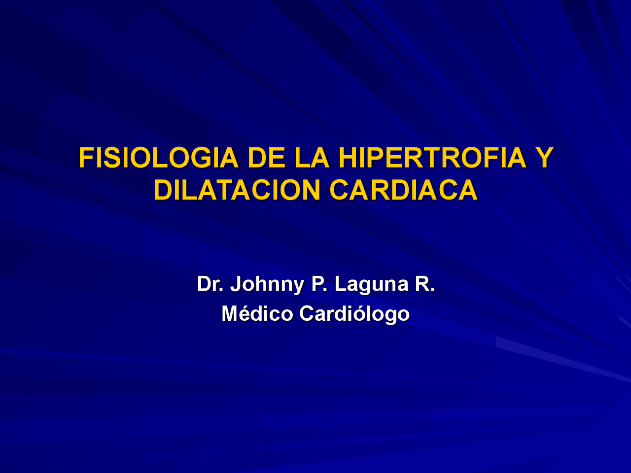 Hipertrofia cardiaca | Diapositivas de Fisiología Humana | Docsity