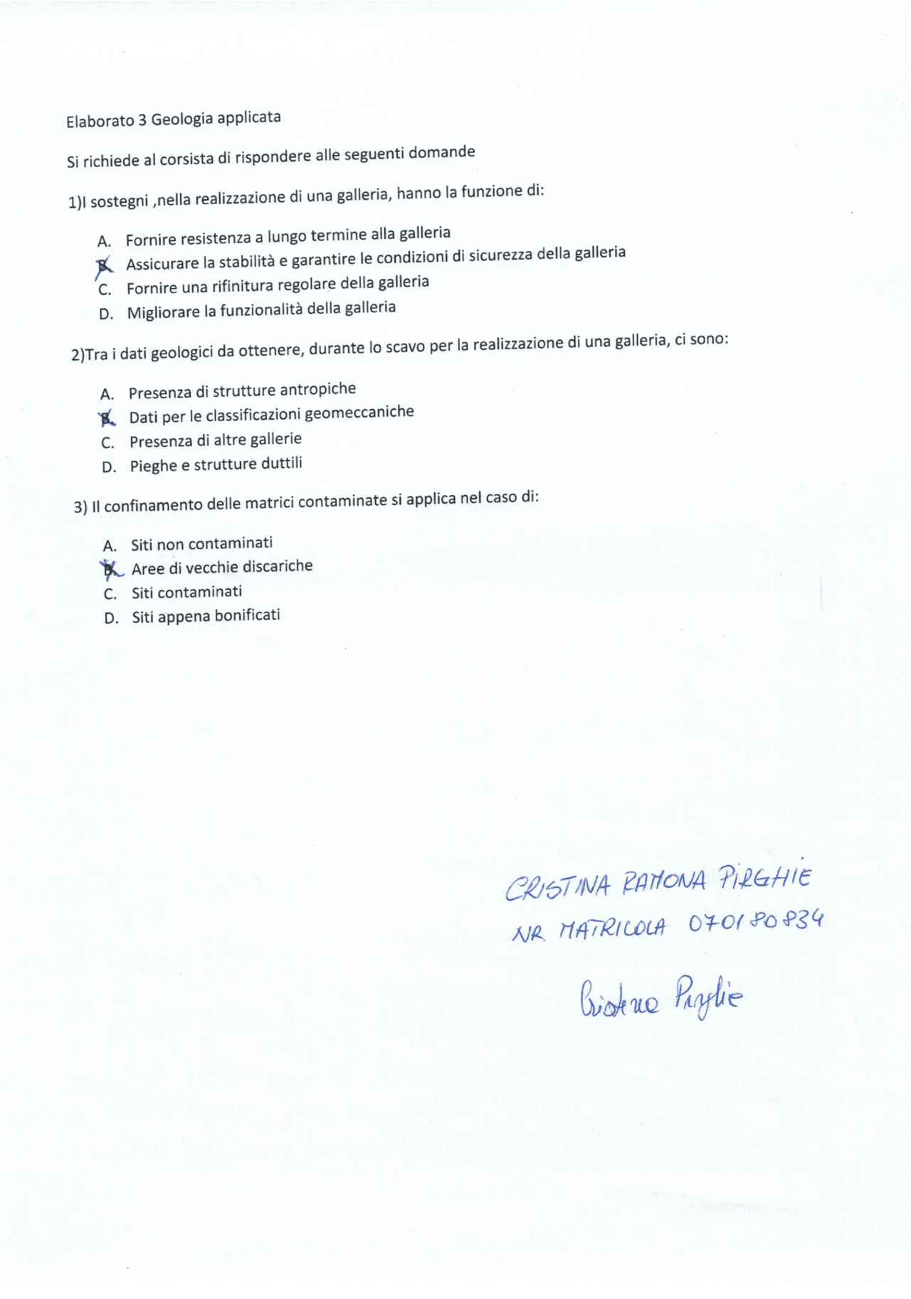 Elaborato Geologia Corretto E Superato Docsity