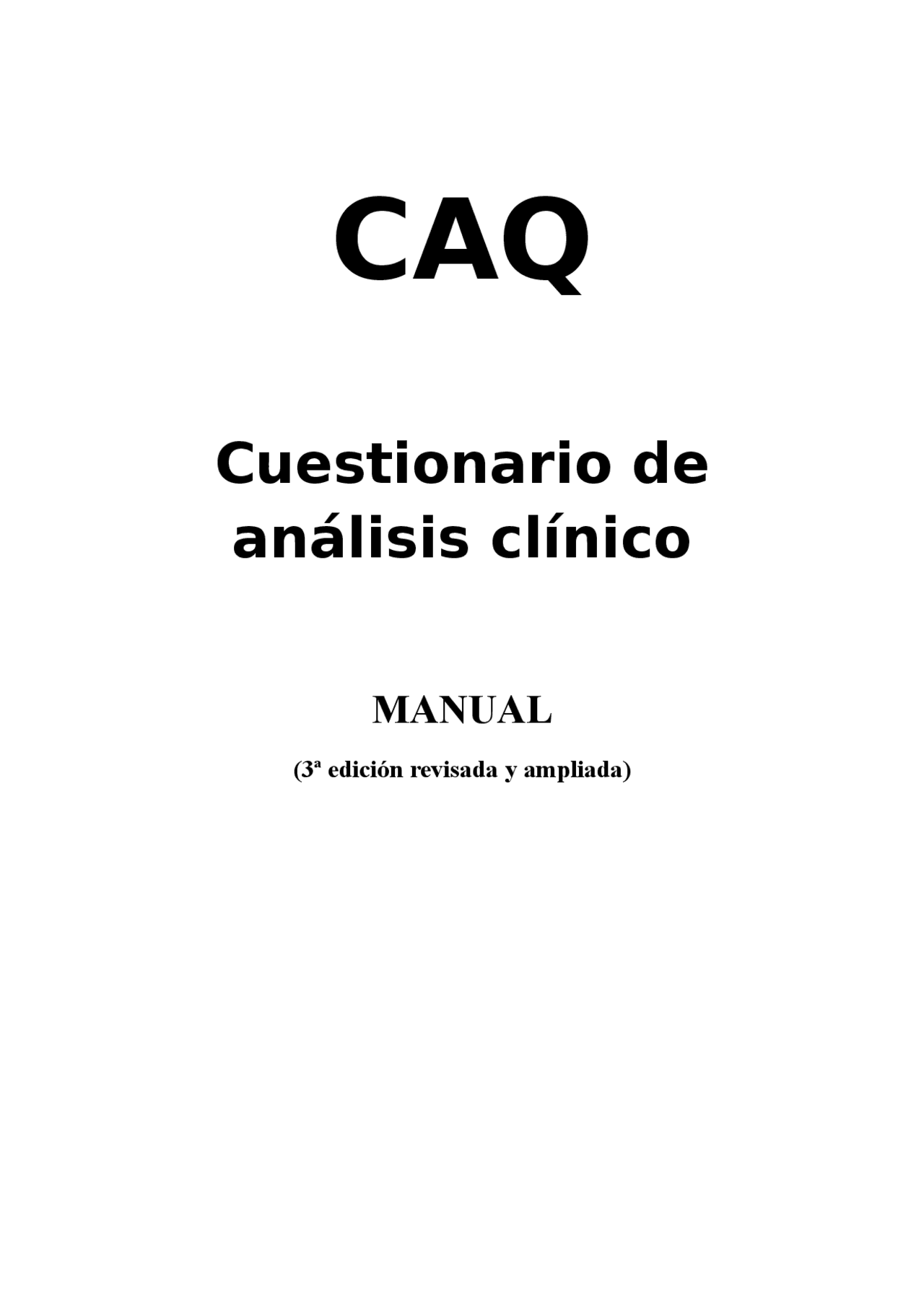 MANUAL DEL CAQ para evaluar rasgos de personalidad | Resúmenes de ...