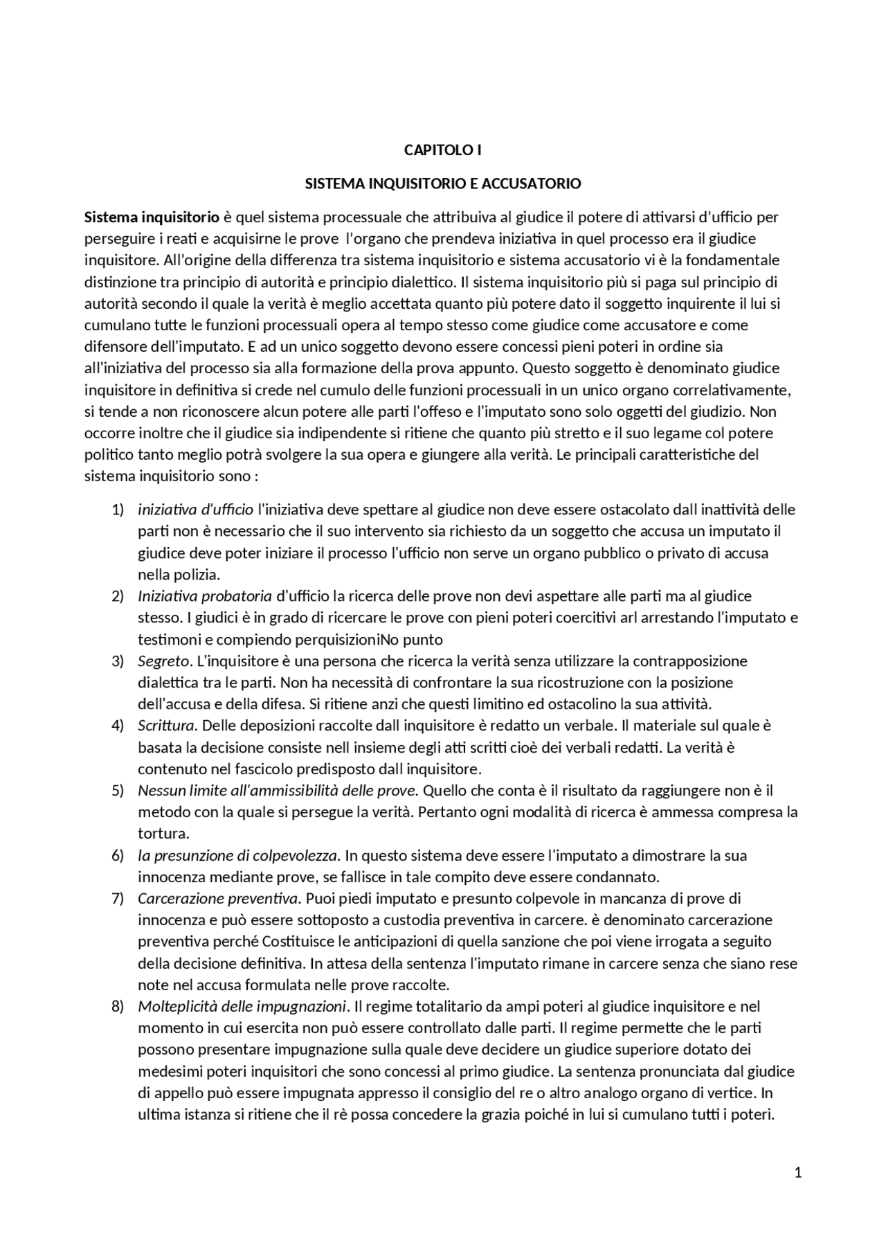 Diritto Processuale Penale Docsity