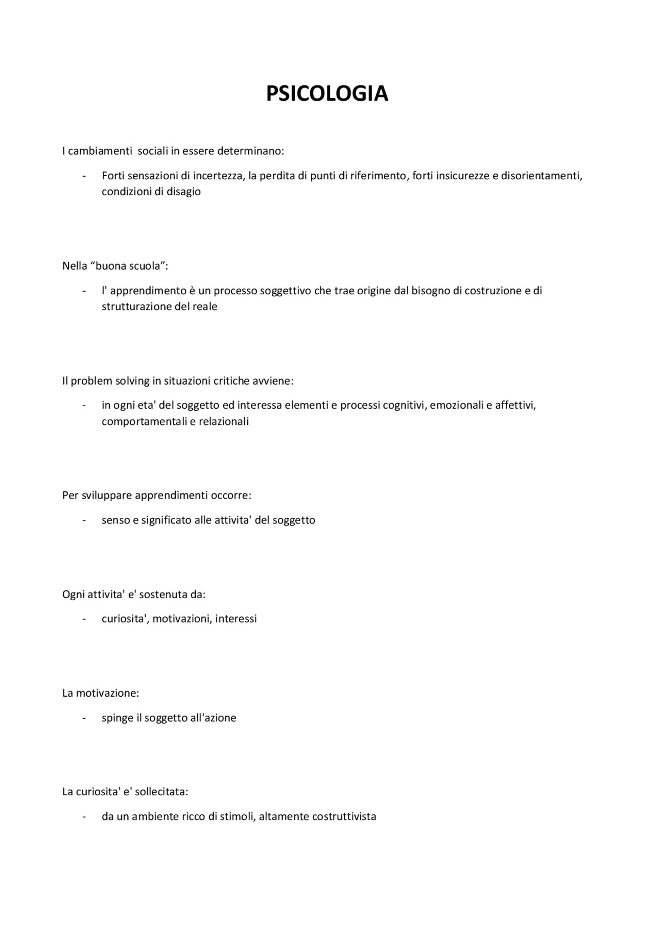 Psicologia 24 Cfu Universita Telematica Pegaso Docsity
