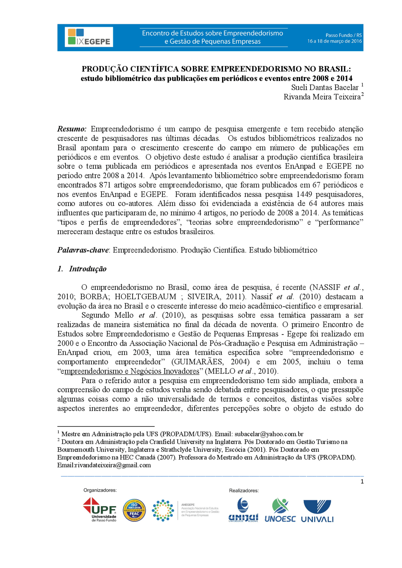 Livro De Empreendedorismo Docsity