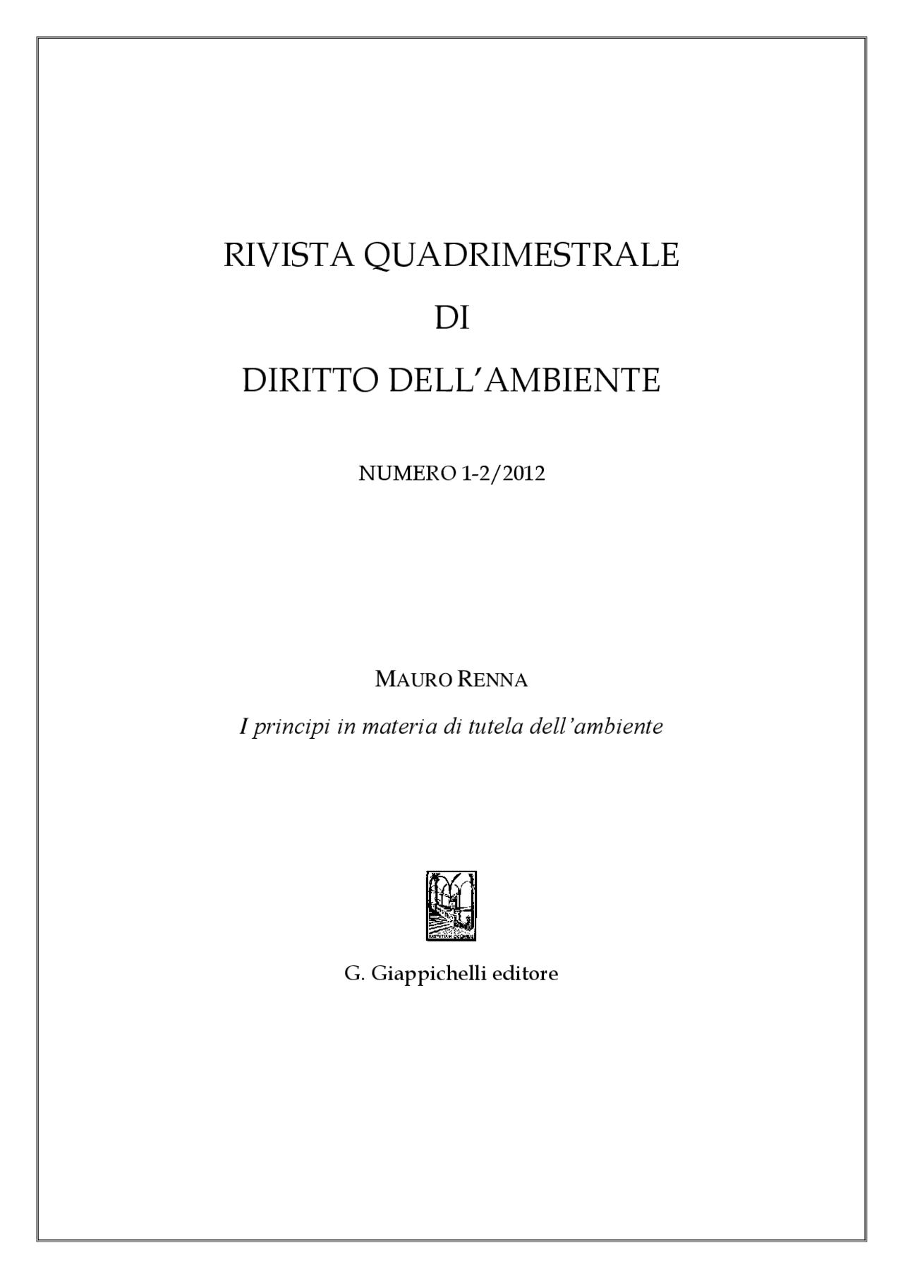 Rivista Sullambiente Docsity