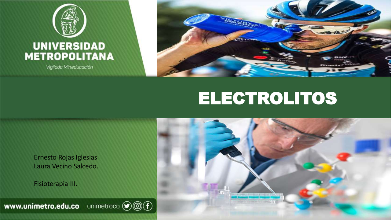 Electrolitos Presentacion - Docsity