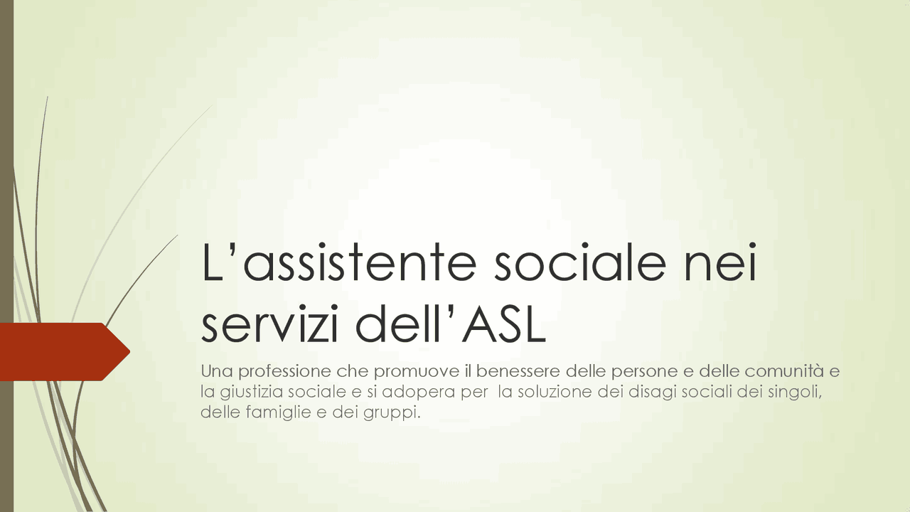 Assistente Sociale Nel Asl Docsity