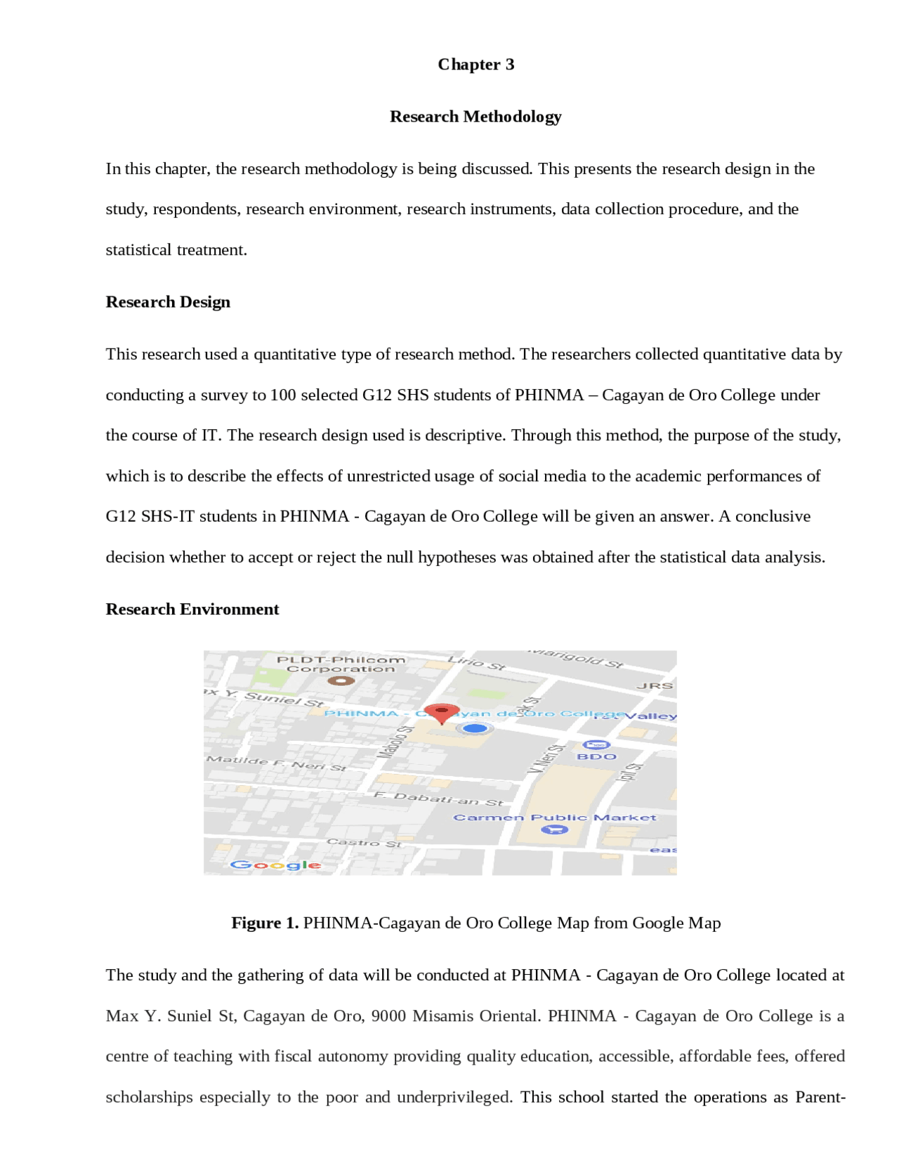 Research Methodology Docsity