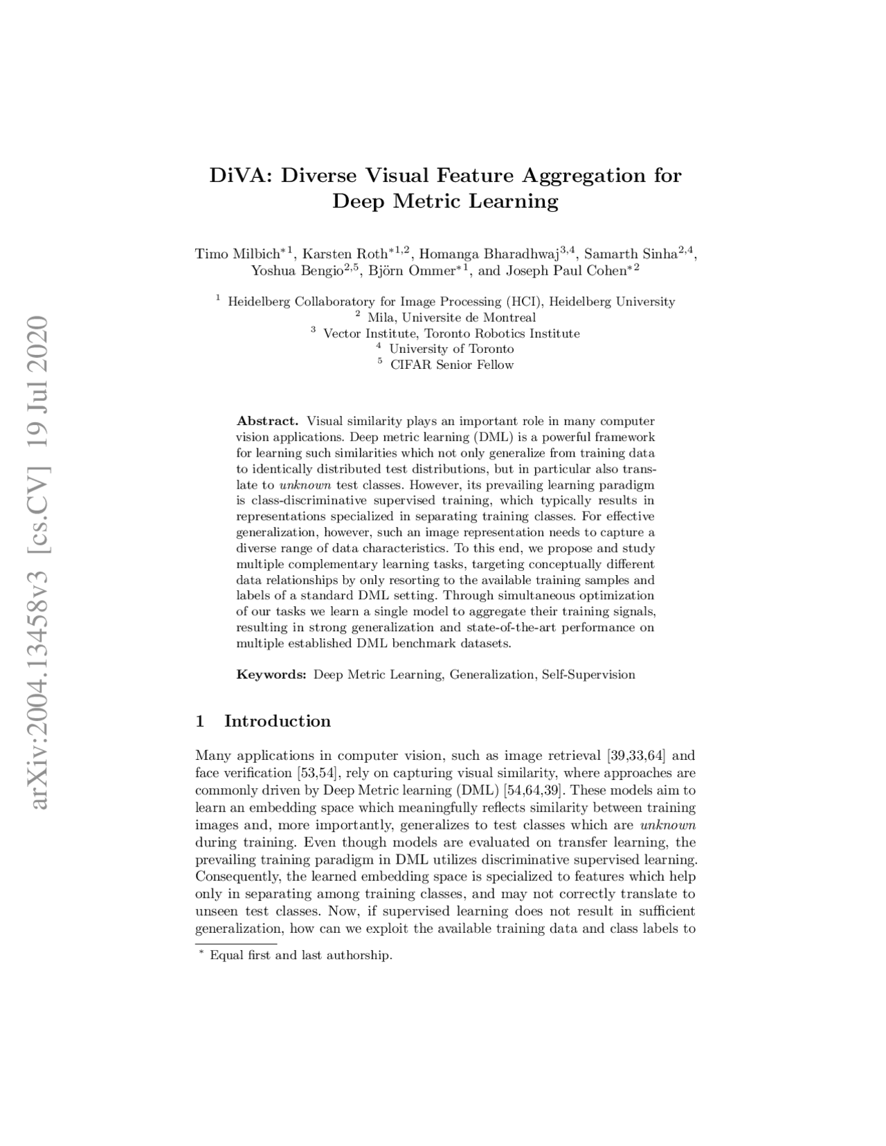 Deep learning paper in reputed uni - Docsity
