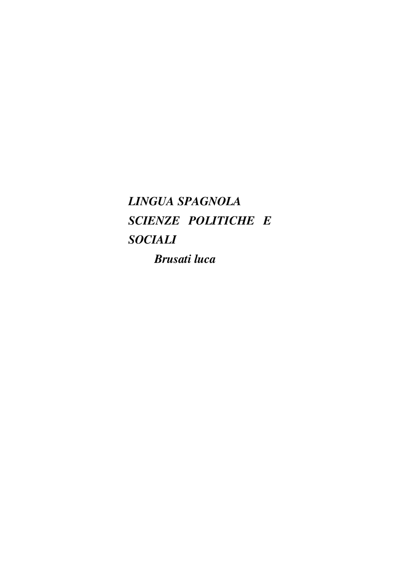 Paniere Lingua Spagnola Prof Luca Brusati Panieri Di Lingua Spagnola