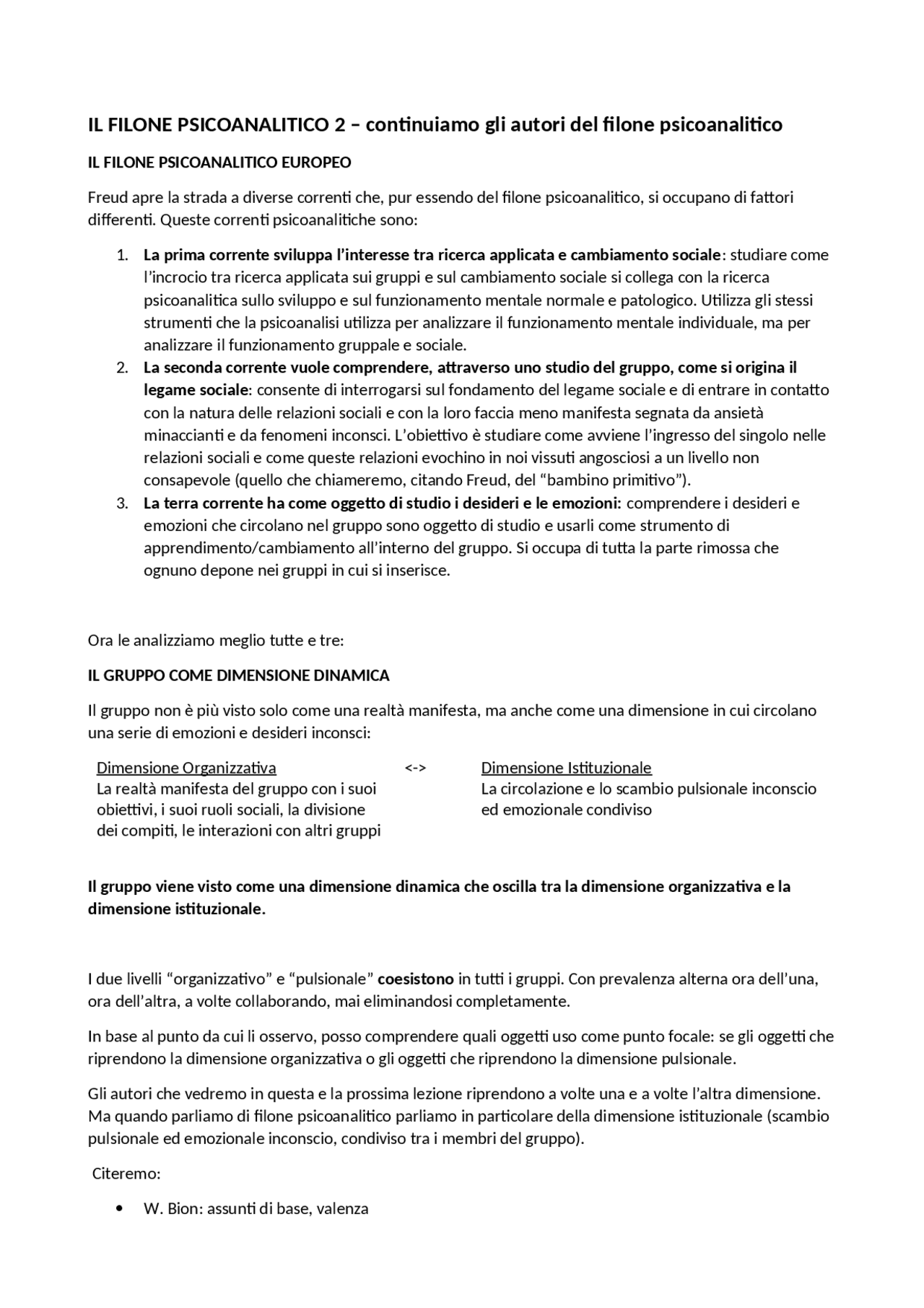 Metodi E Tecniche Di Conduzione Docsity