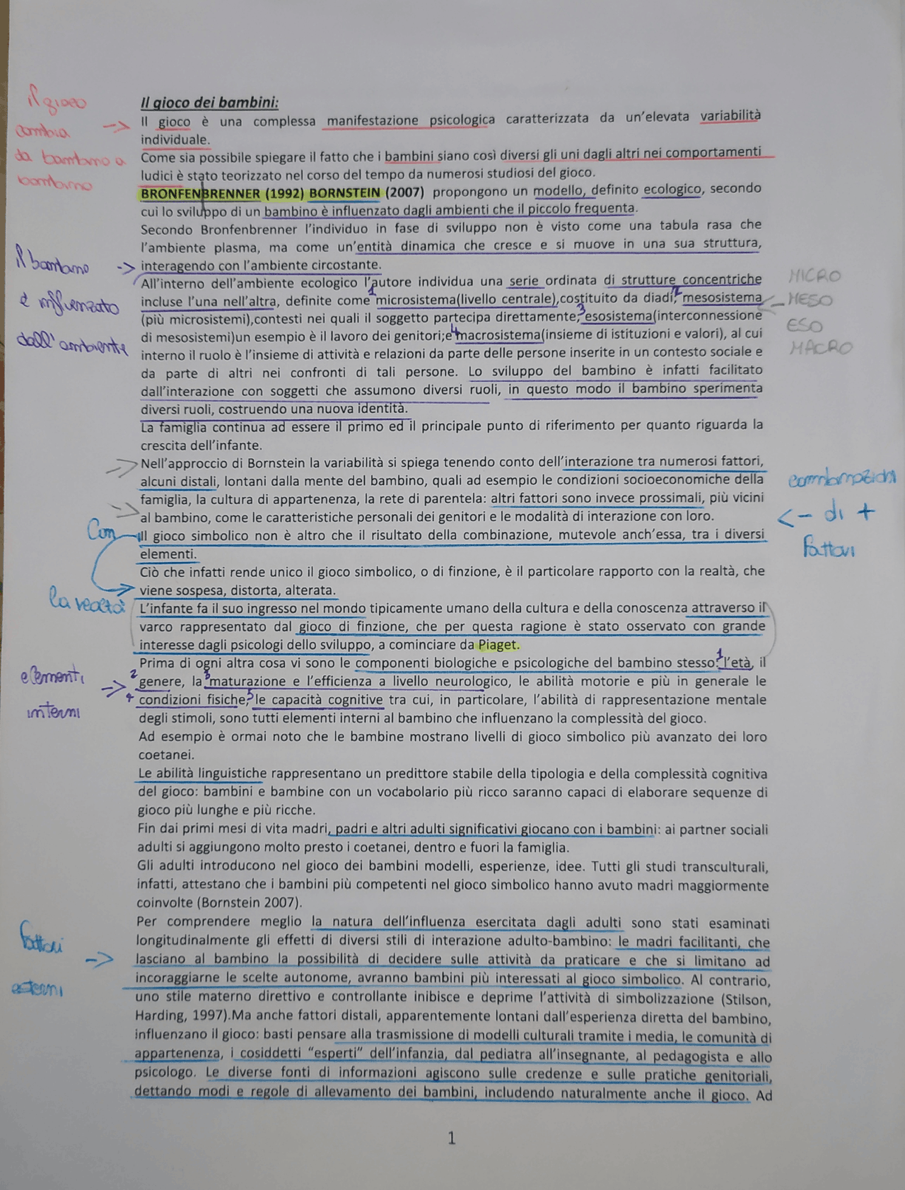 Il Gioco Dei Bambini Docsity