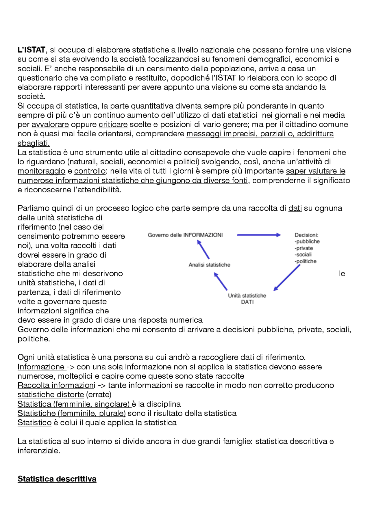 Statistica Appunti Iulm Docsity
