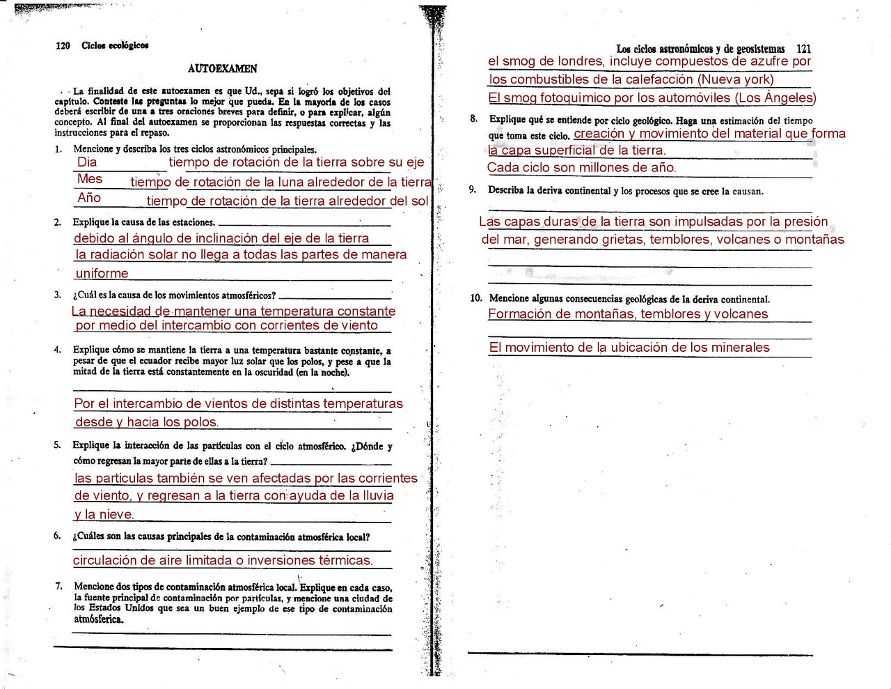 AutoevaluaciÓn 5 Capitulo 5 Exámenes De Ecología Docsity